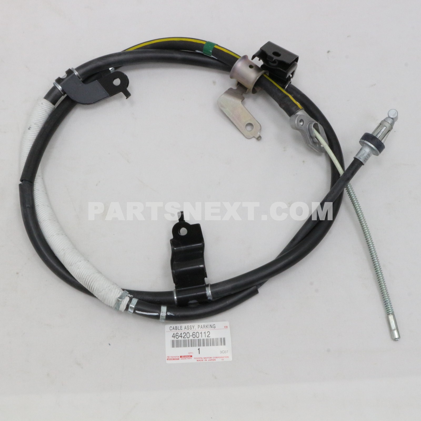 Toyota :: 46420-60112 CABLE ASSY, PARKING BRAKE, NO.2