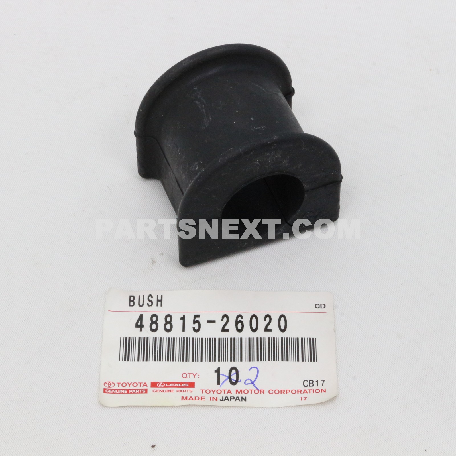 Toyota :: 48815-26020 BUSH, FRONT STABILIZER BAR, NO.1