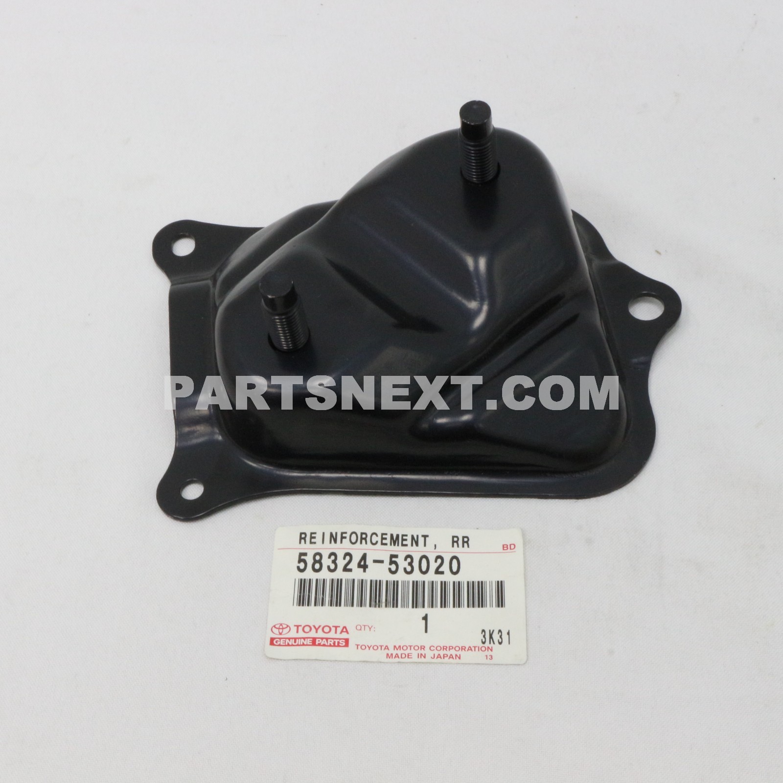 Toyota :: 58324-53020 REINFORCEMENT, REAR BUMPER ARM SUPPORT, LH