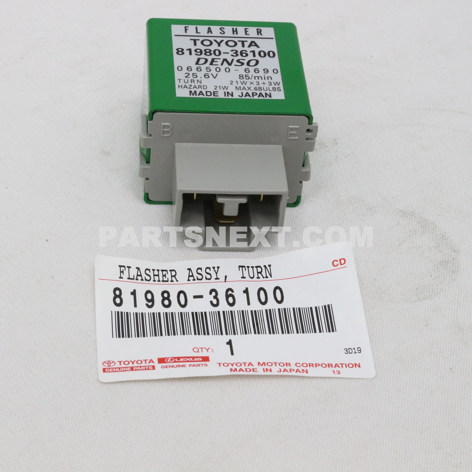 Toyota :: 81980-36100 FLASHER ASSY, TURN SIGNAL