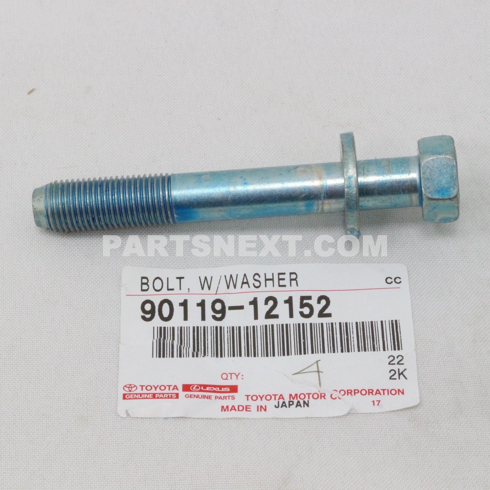 Toyota :: 90119-12152 BOLT(FOR REAR SUSPENSION ARM)