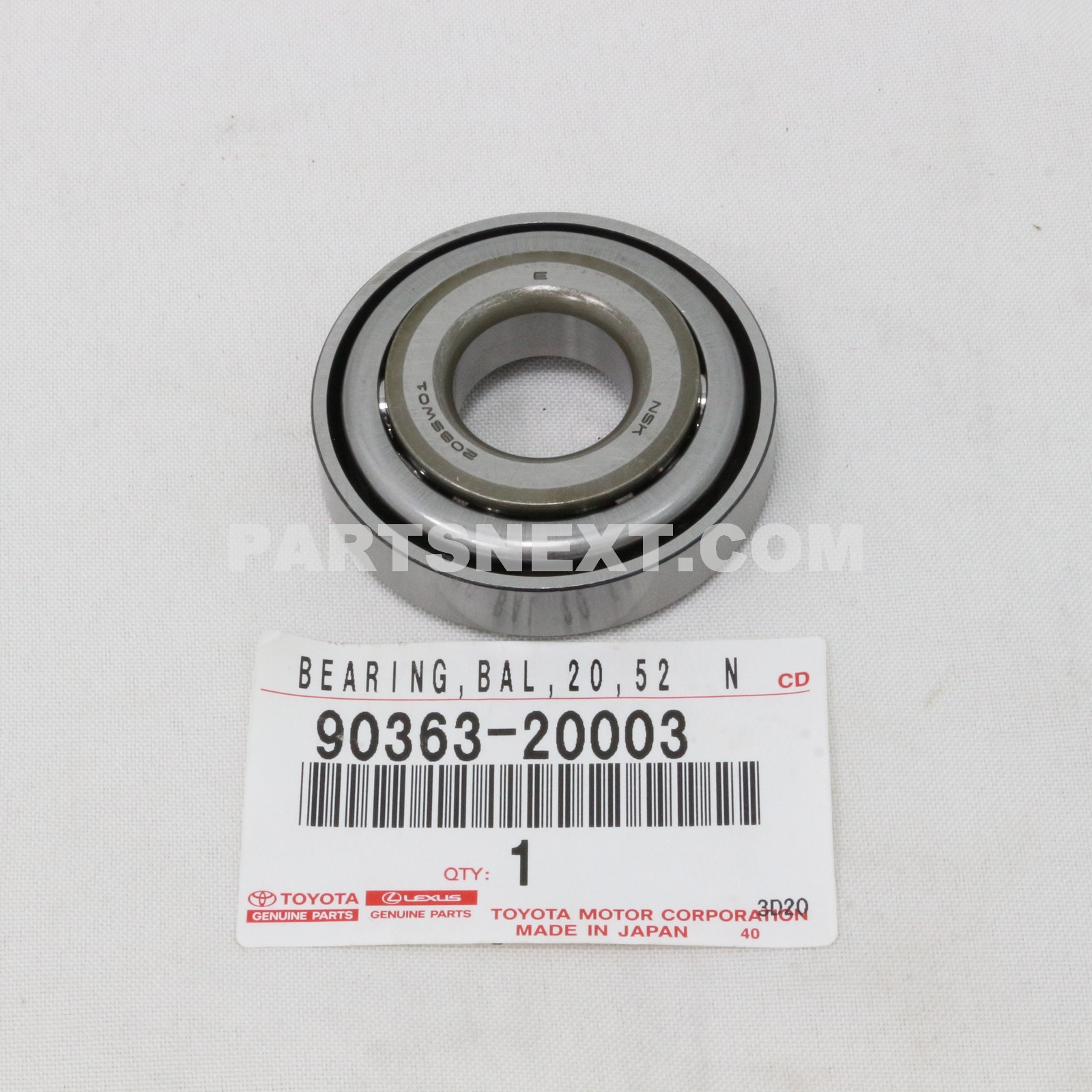 Toyota :: 90363-20003 BEARING(FOR STEERING WORM)