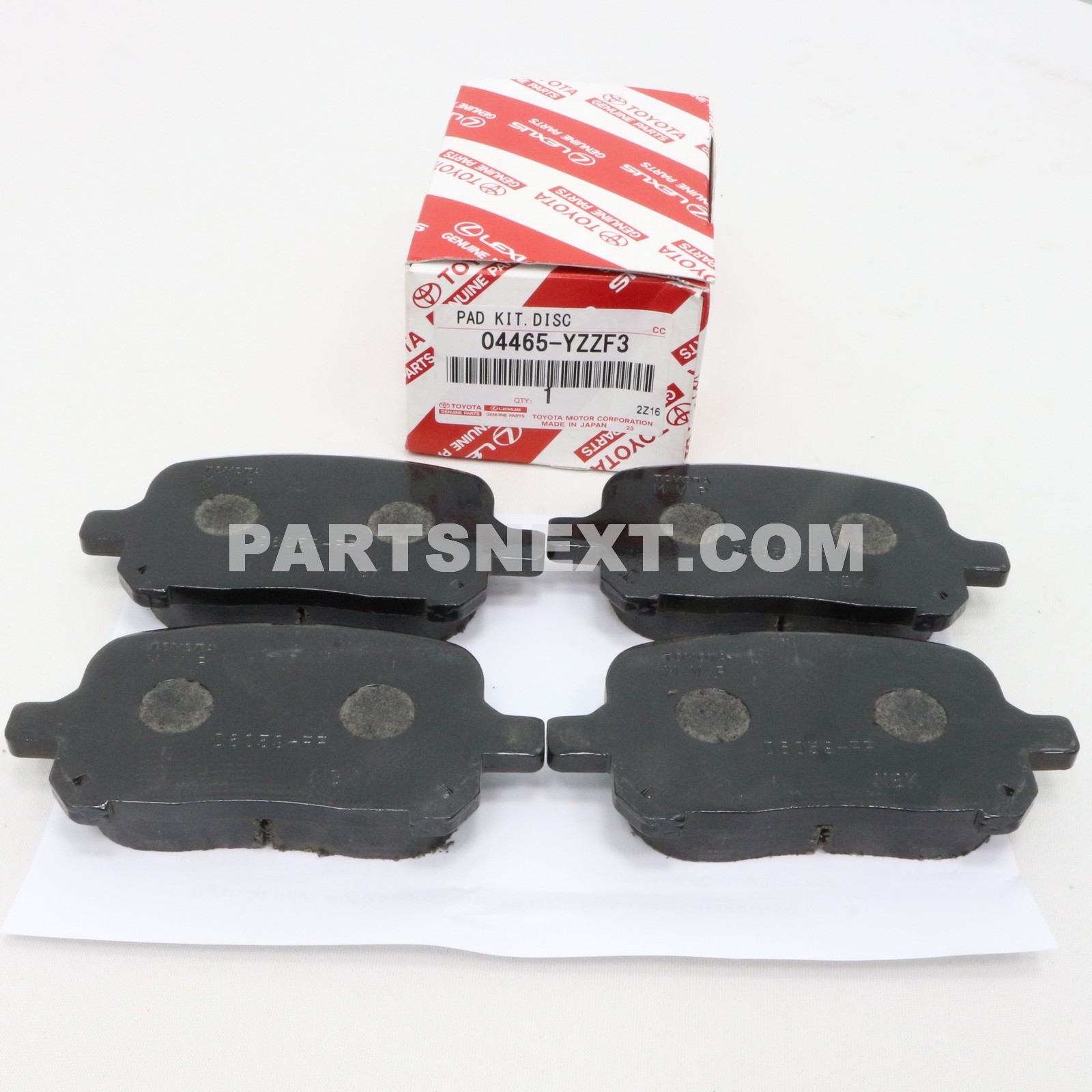 Toyota :: 04465-YZZF3 BRAKE PAD KIT