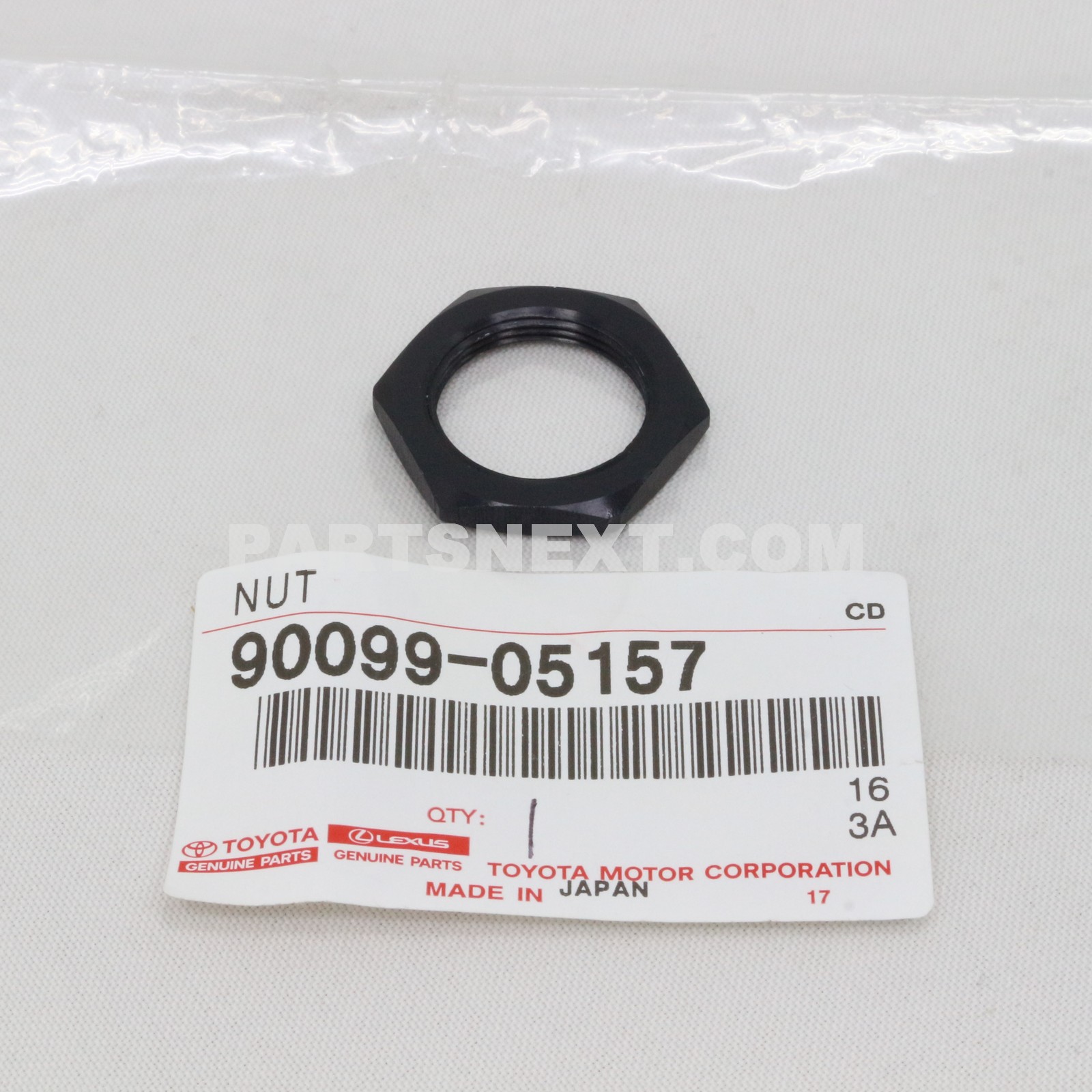 Toyota :: 90099-05157 NUT, REAR WIPER LINK PIVOT, NO.1