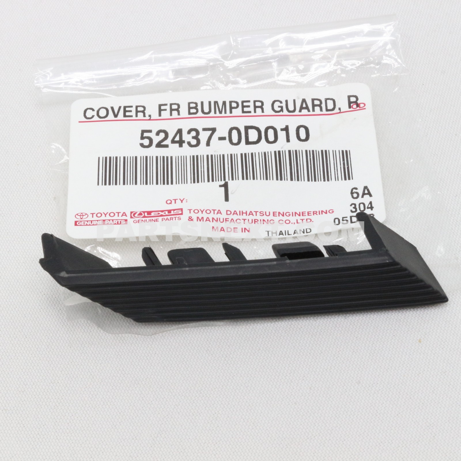 Toyota :: 52437-0D010 MOULDING, RADIATOR GRILLE, UPPER RH