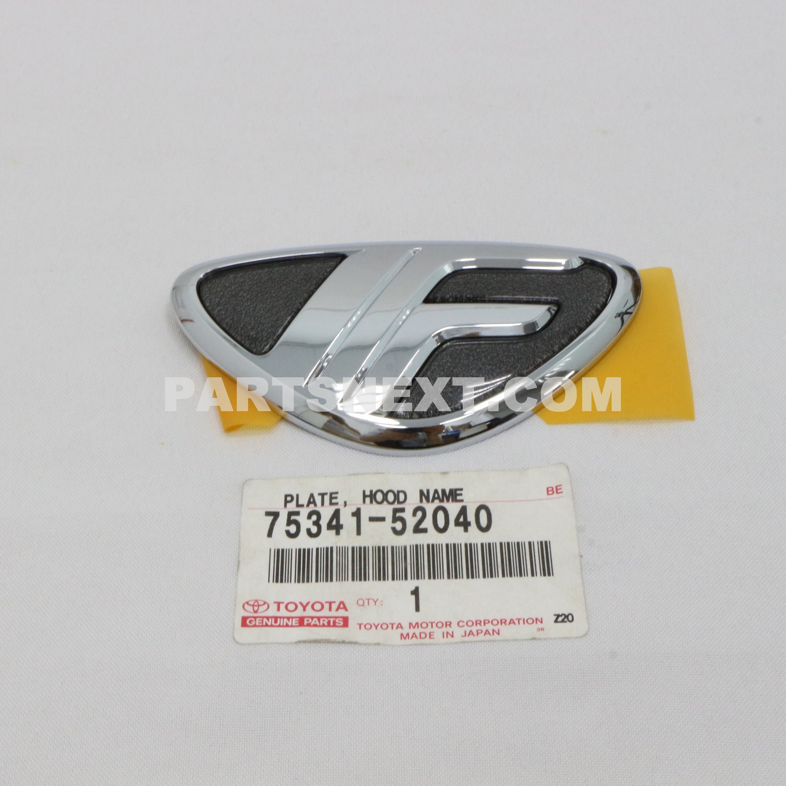 Toyota :: 75341-52040 EMBLEM, RADIATOR GRILLE (OR FRONT PANEL)