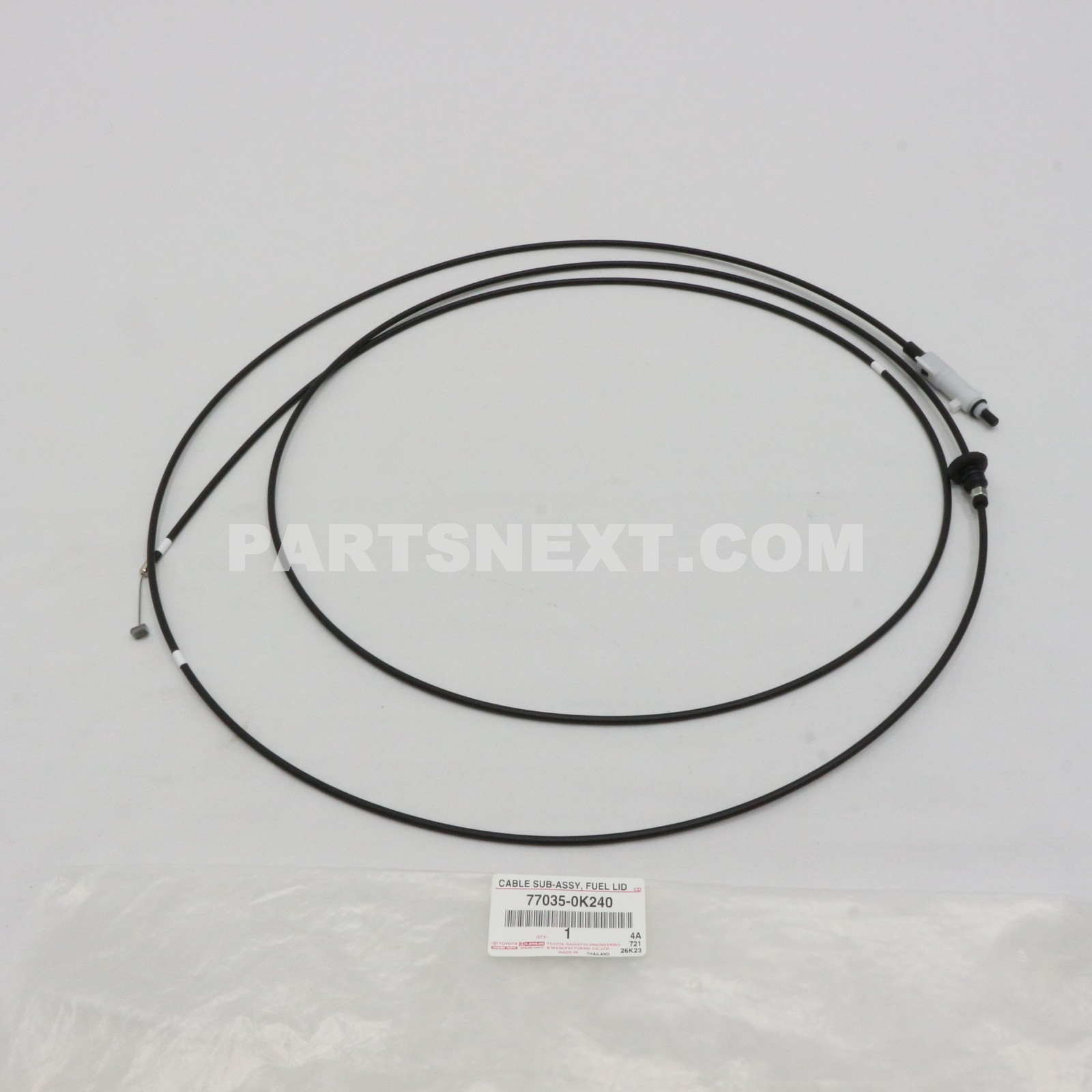 Toyota :: 77035-0K240 CABLE SUB-ASSY, FUEL LID LOCK CONTROL