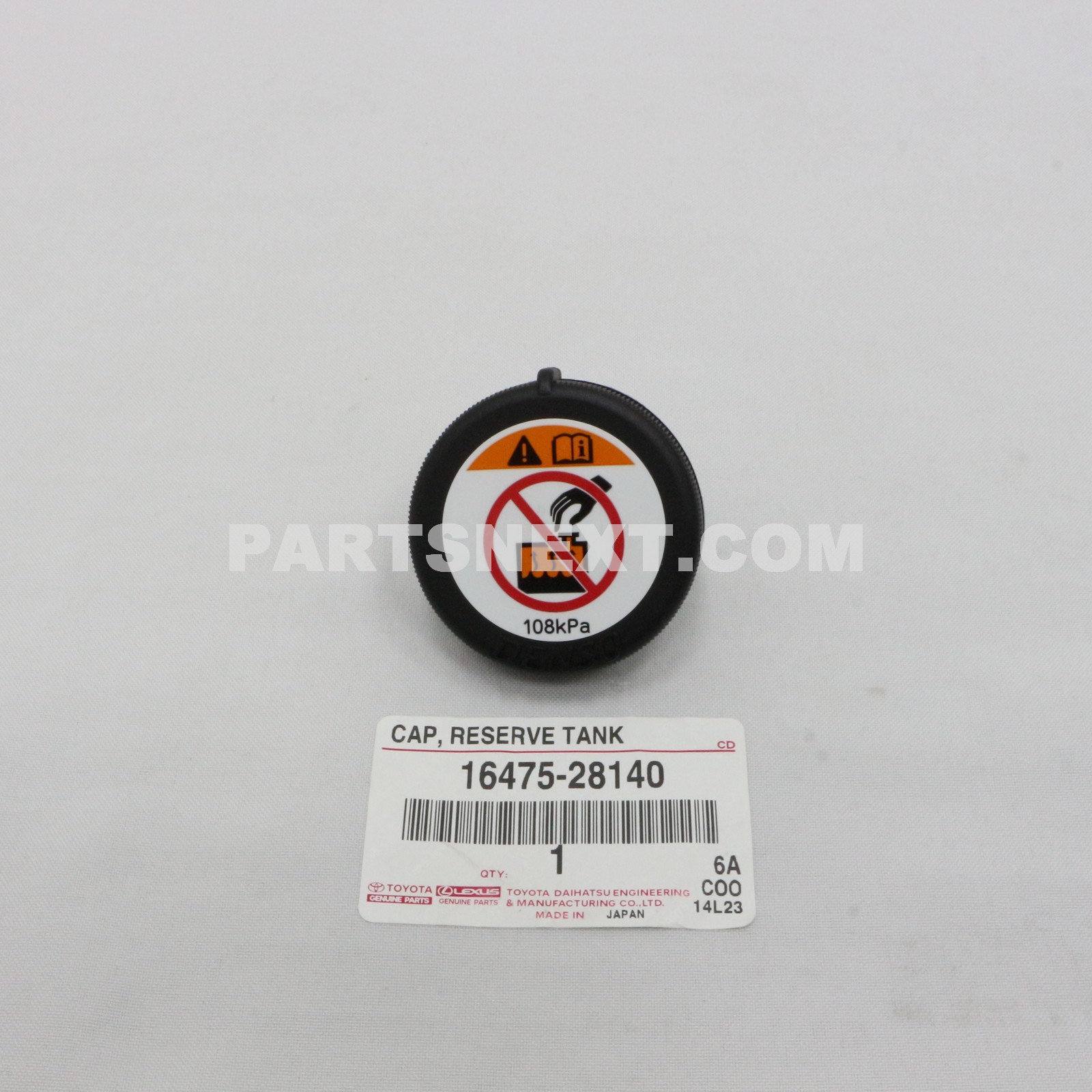Toyota :: 16475-28140 CAP, RESERVE TANK