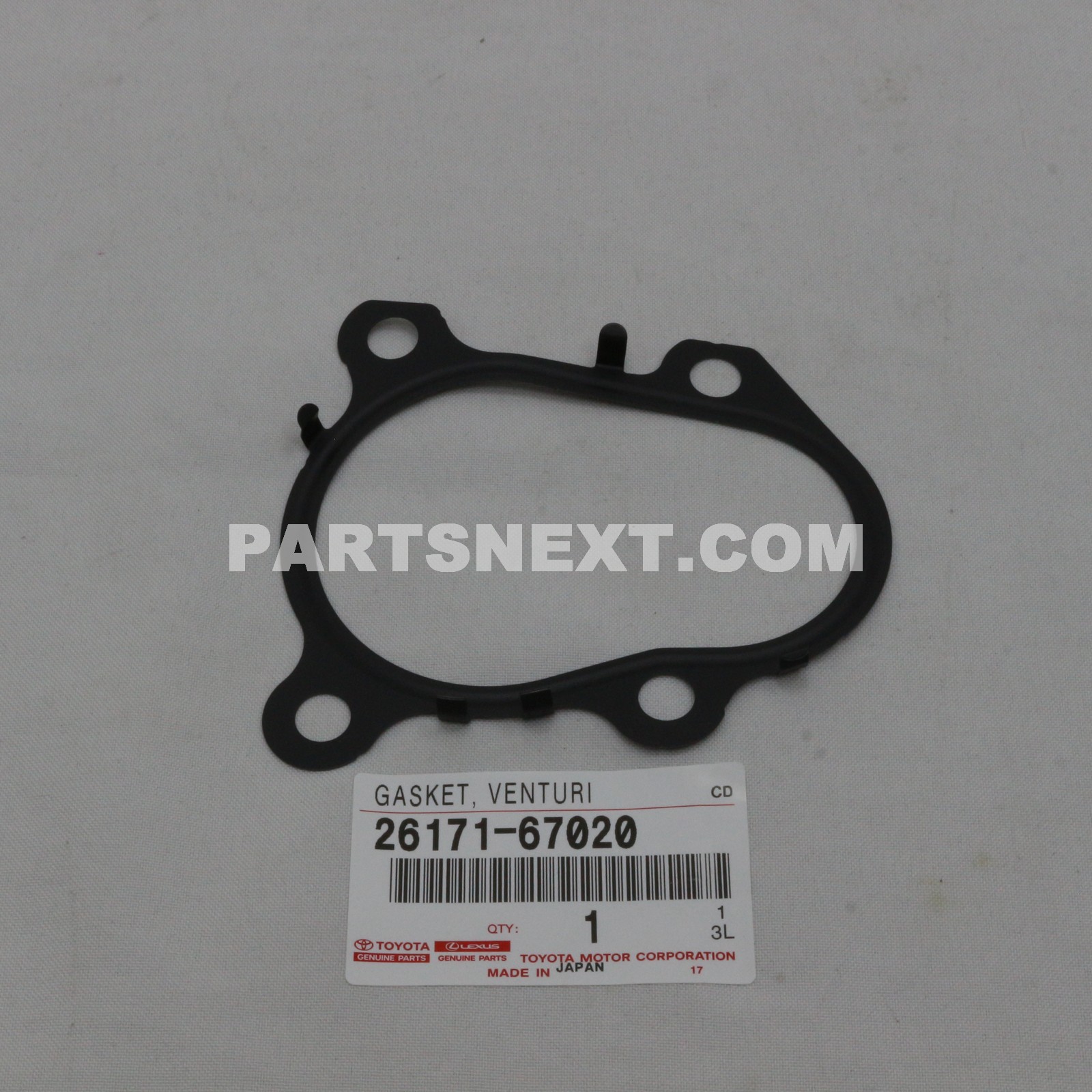 Toyota :: 26171-67020 GASKET, VENTURI