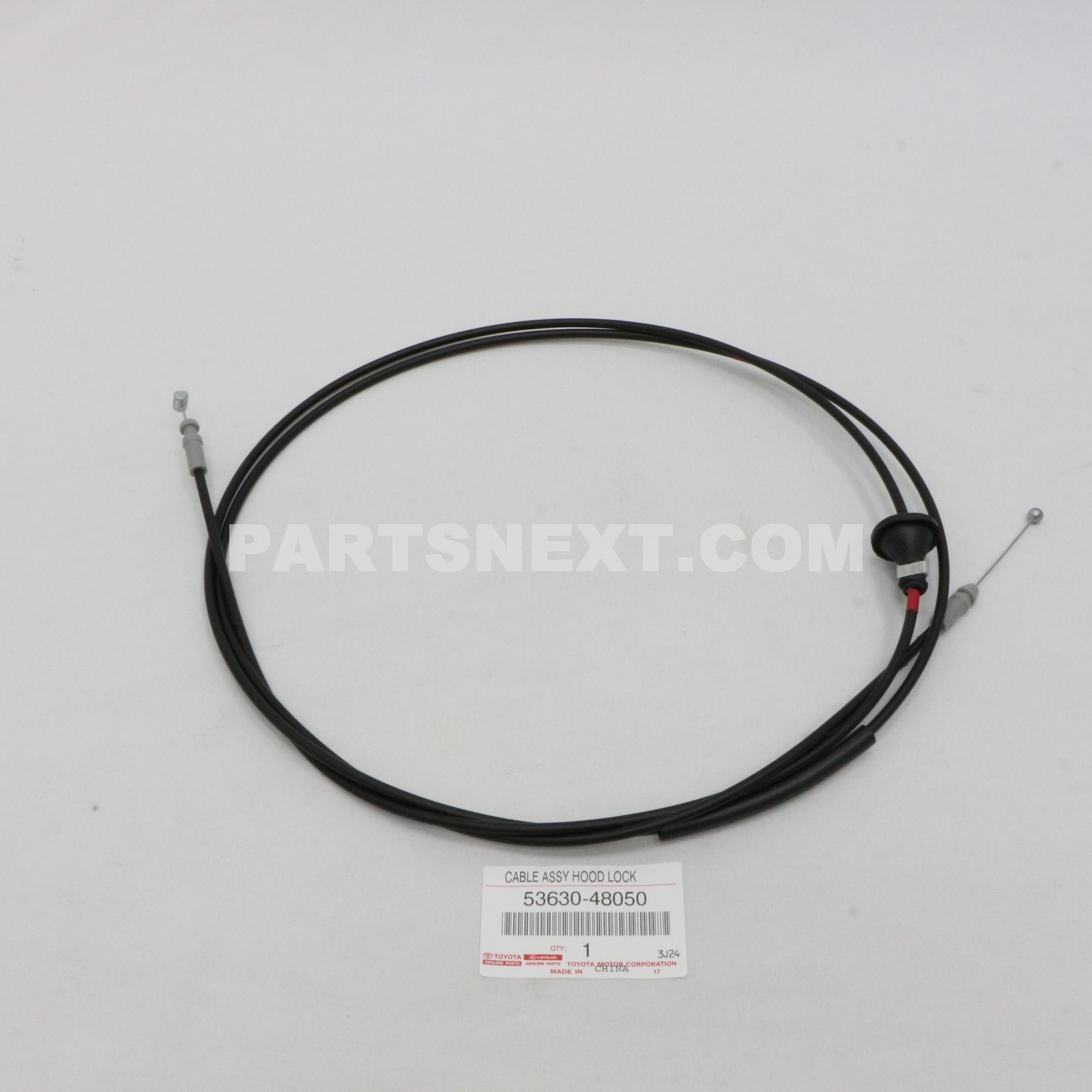 Toyota :: 53630-48050 CABLE ASSY, HOOD LOCK CONTROL
