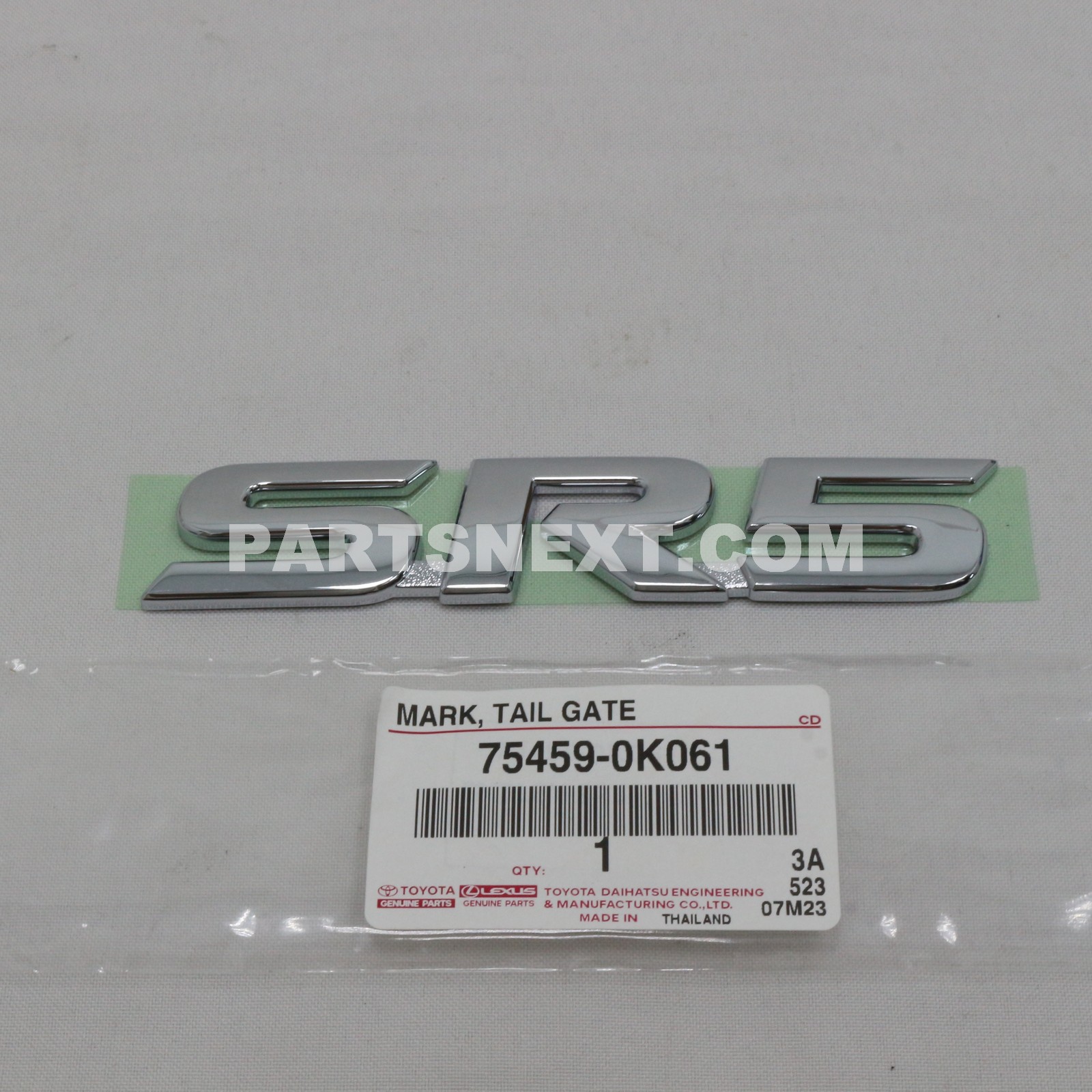 Toyota :: 75459-0K061 MARK, BACK DOOR