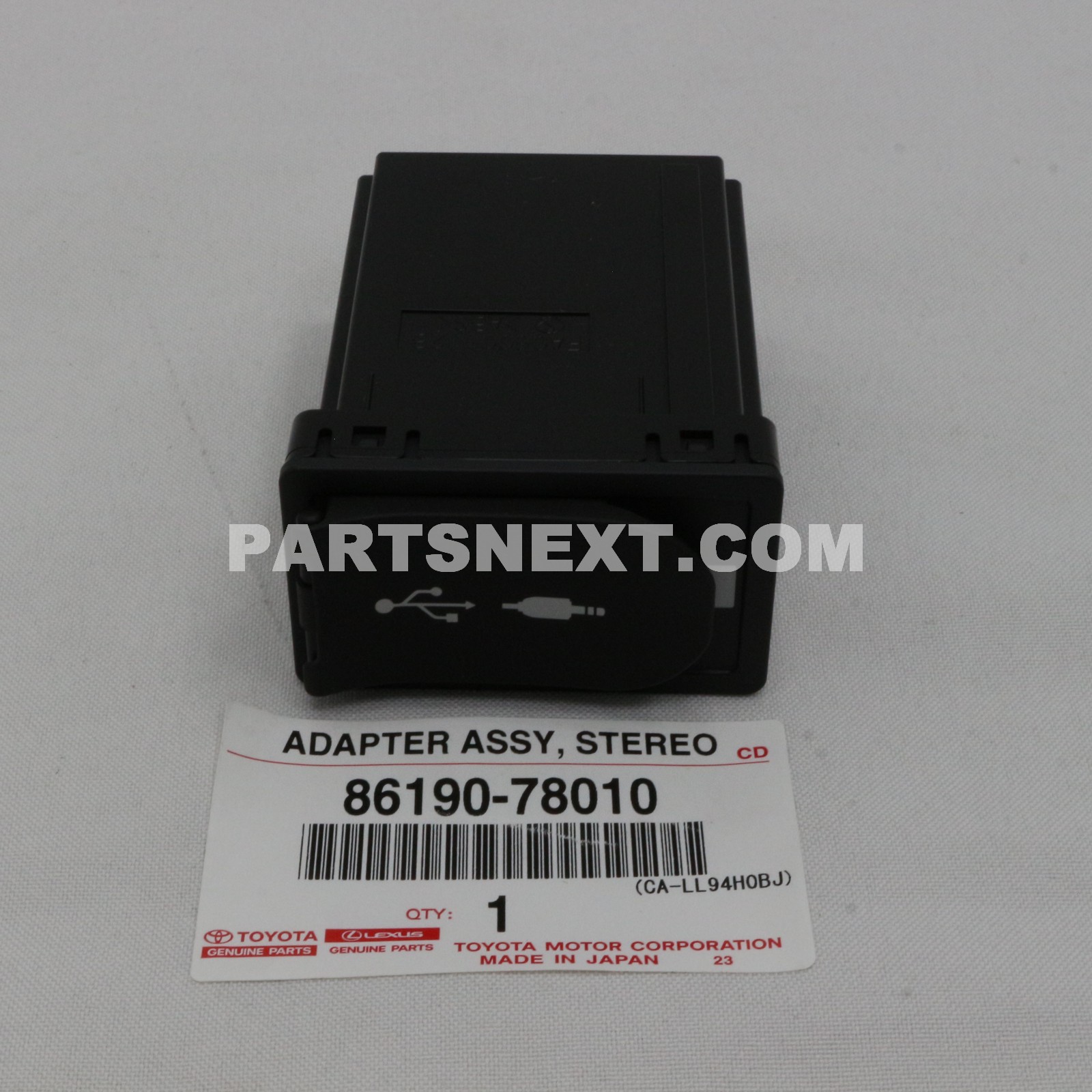 Toyota :: 86190-78010 ADAPTER ASSY, STEREO