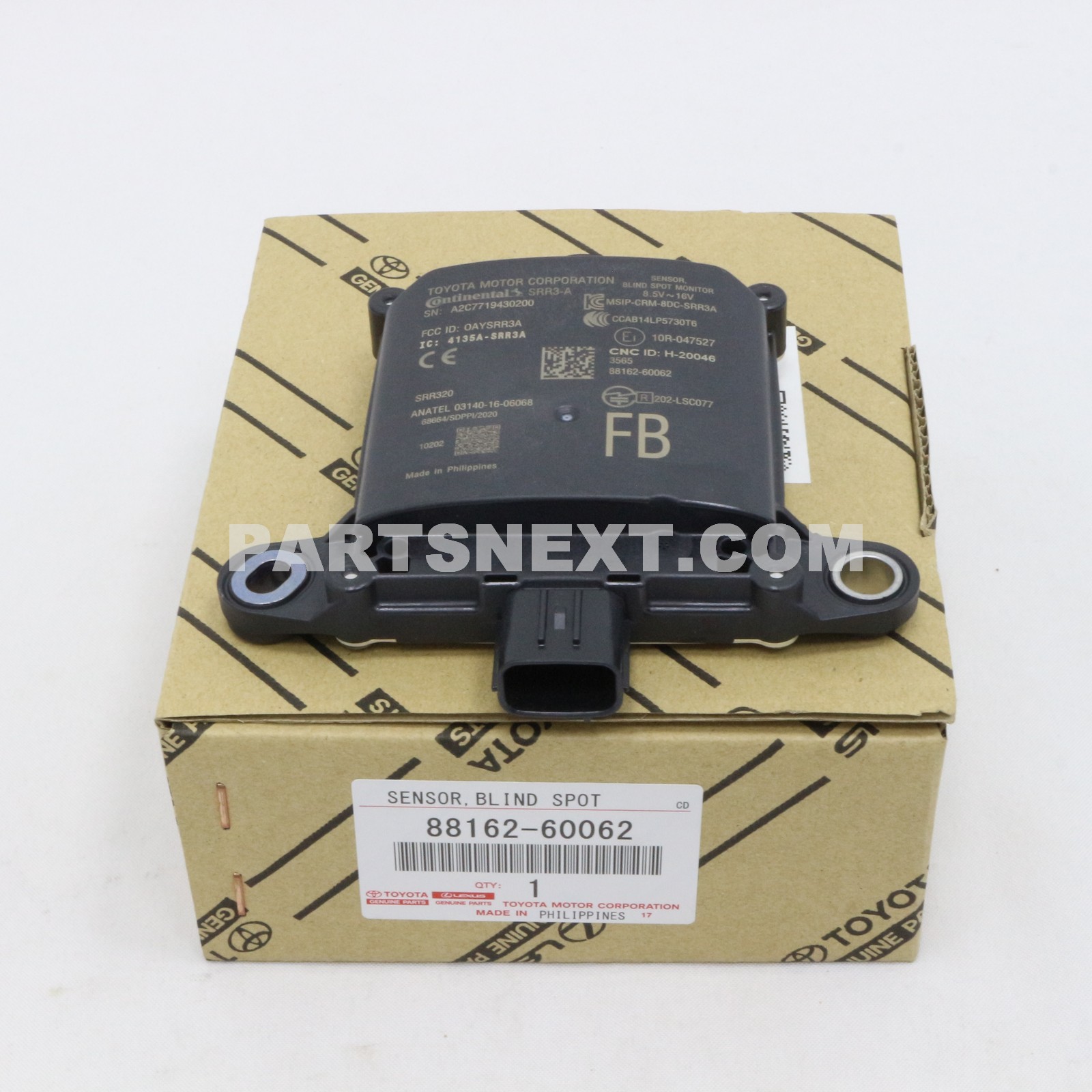 Toyota :: 88162-60062 SENSOR, BLIND SPOT