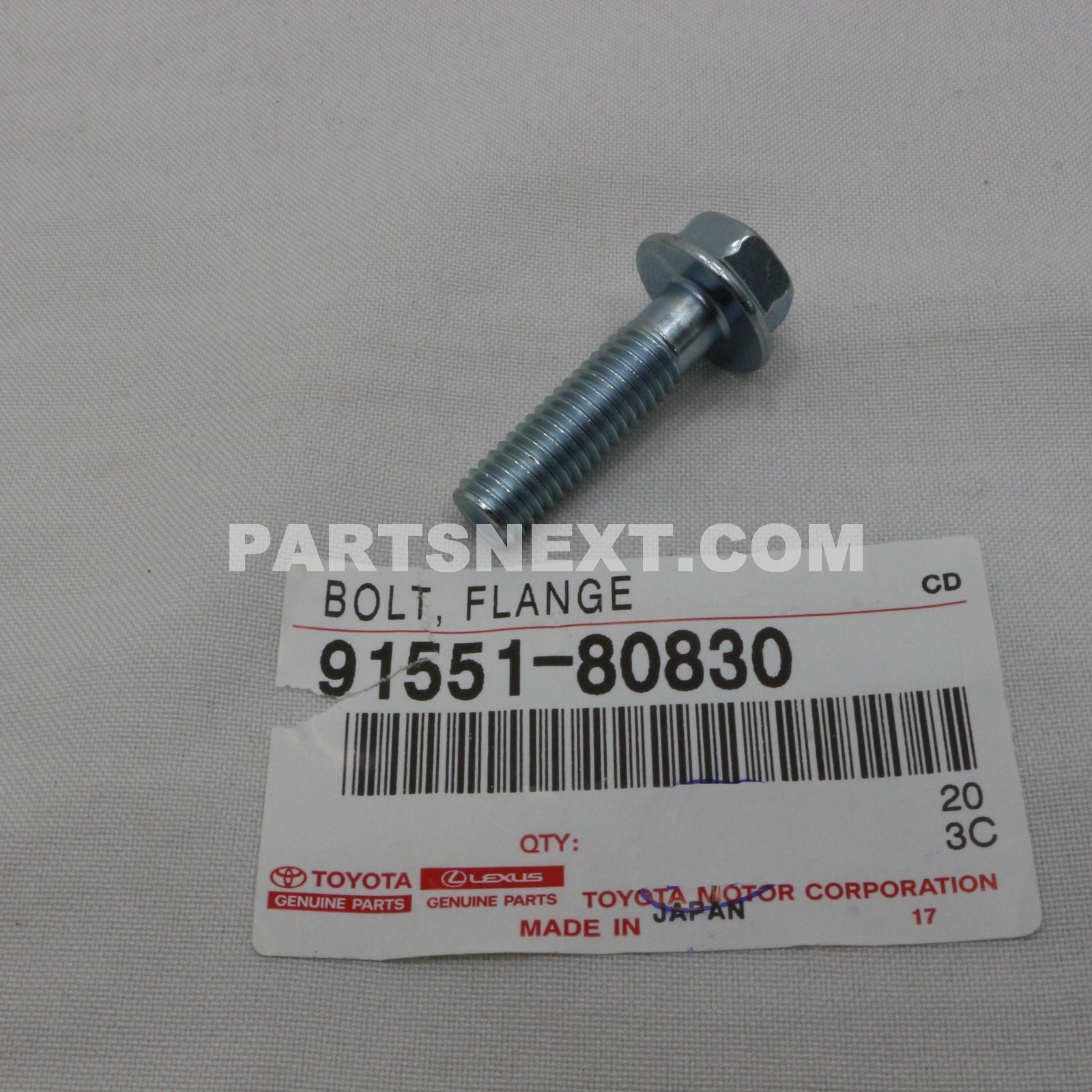 Toyota :: 91551-80830 BOLT, FLANGE