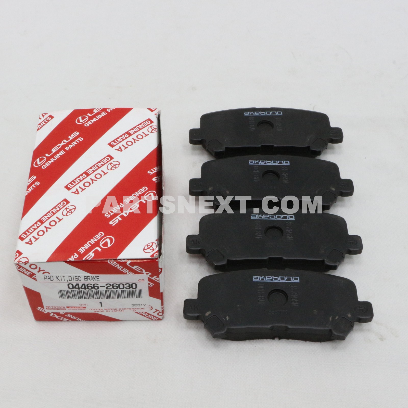 Toyota :: 04466-26030 PAD KIT DISC BRAKE