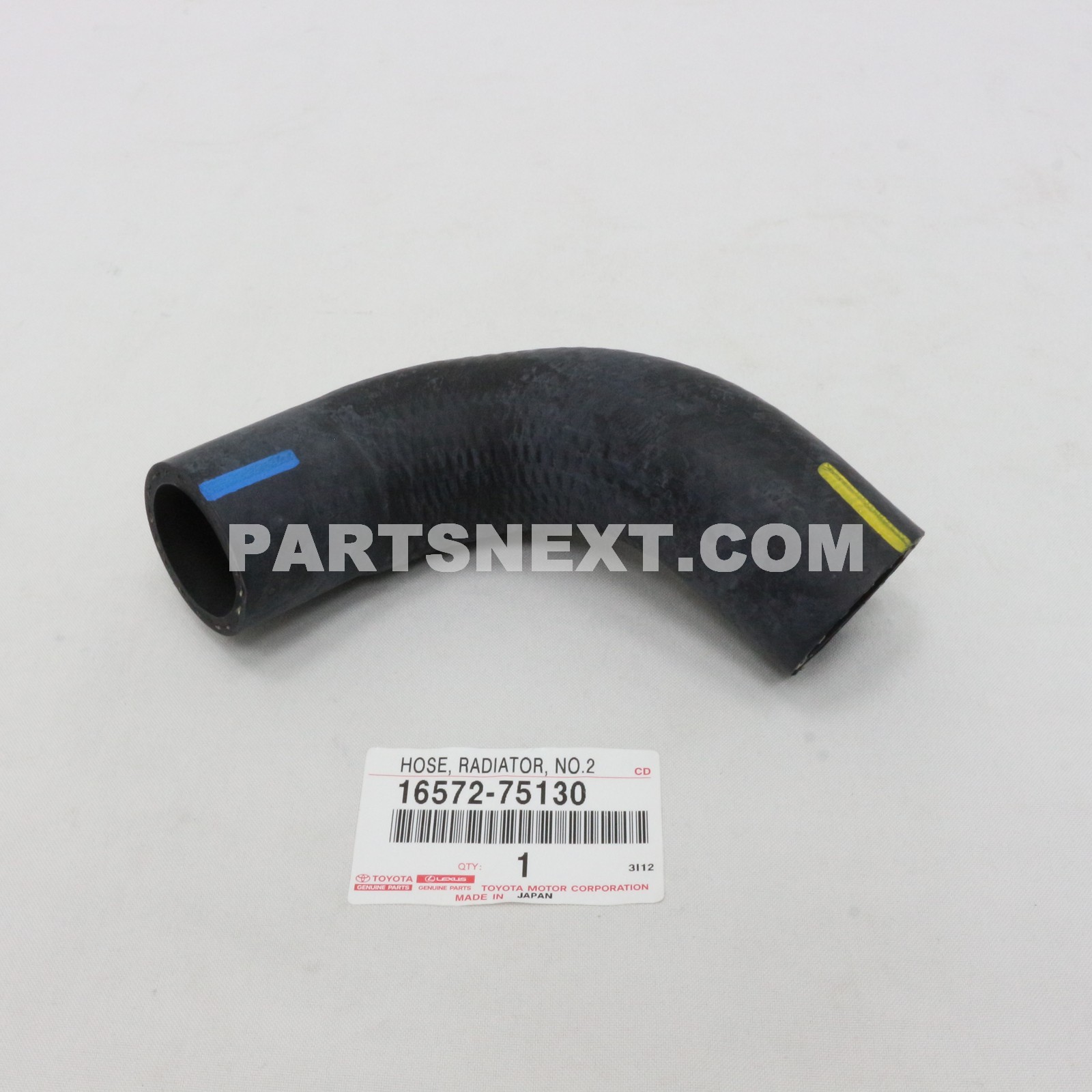 Toyota :: 16572-75130 HOSE, RADIATOR, OUTLET
