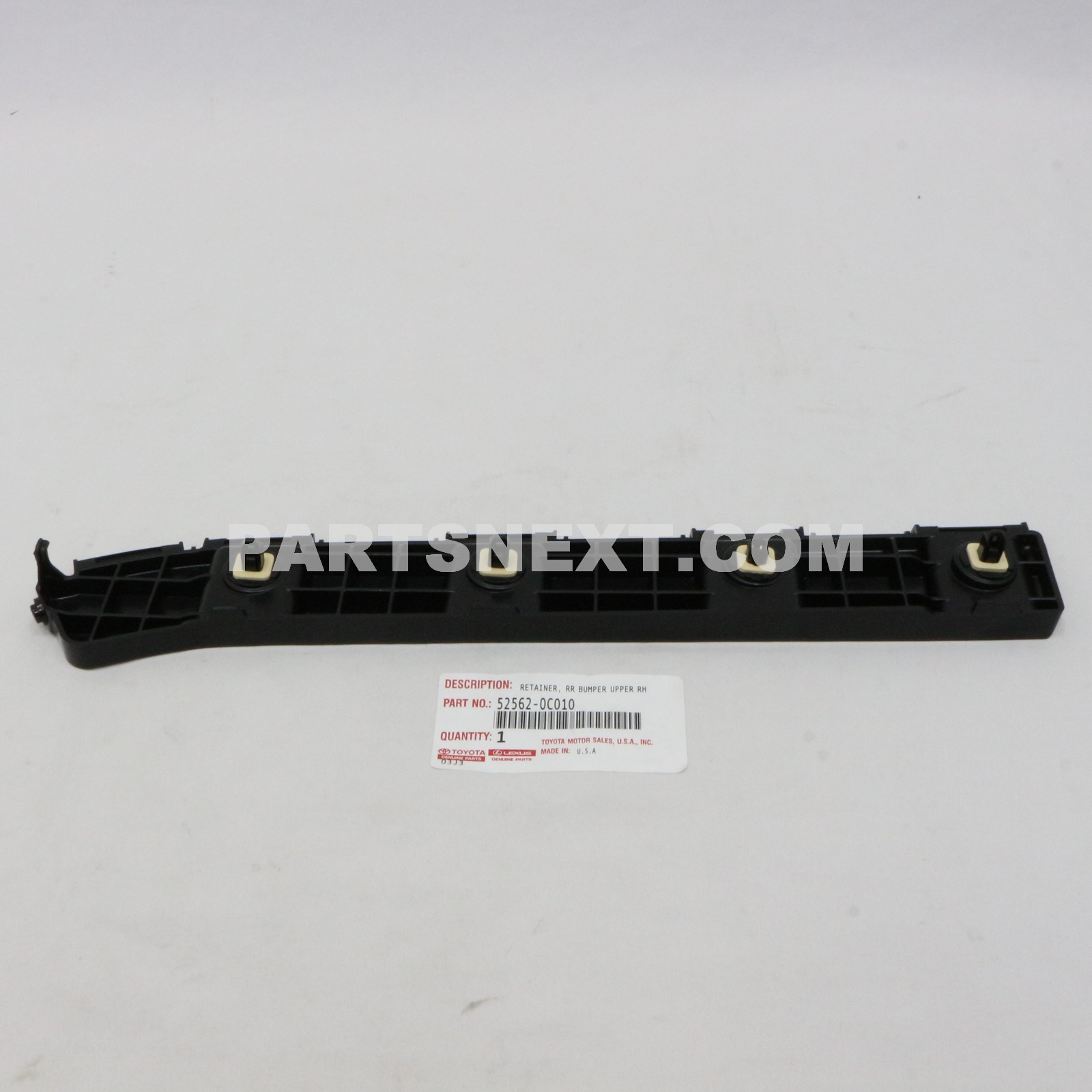 Toyota :: 52562-0C010 RETAINER, REAR BUMPER, UPPER RH
