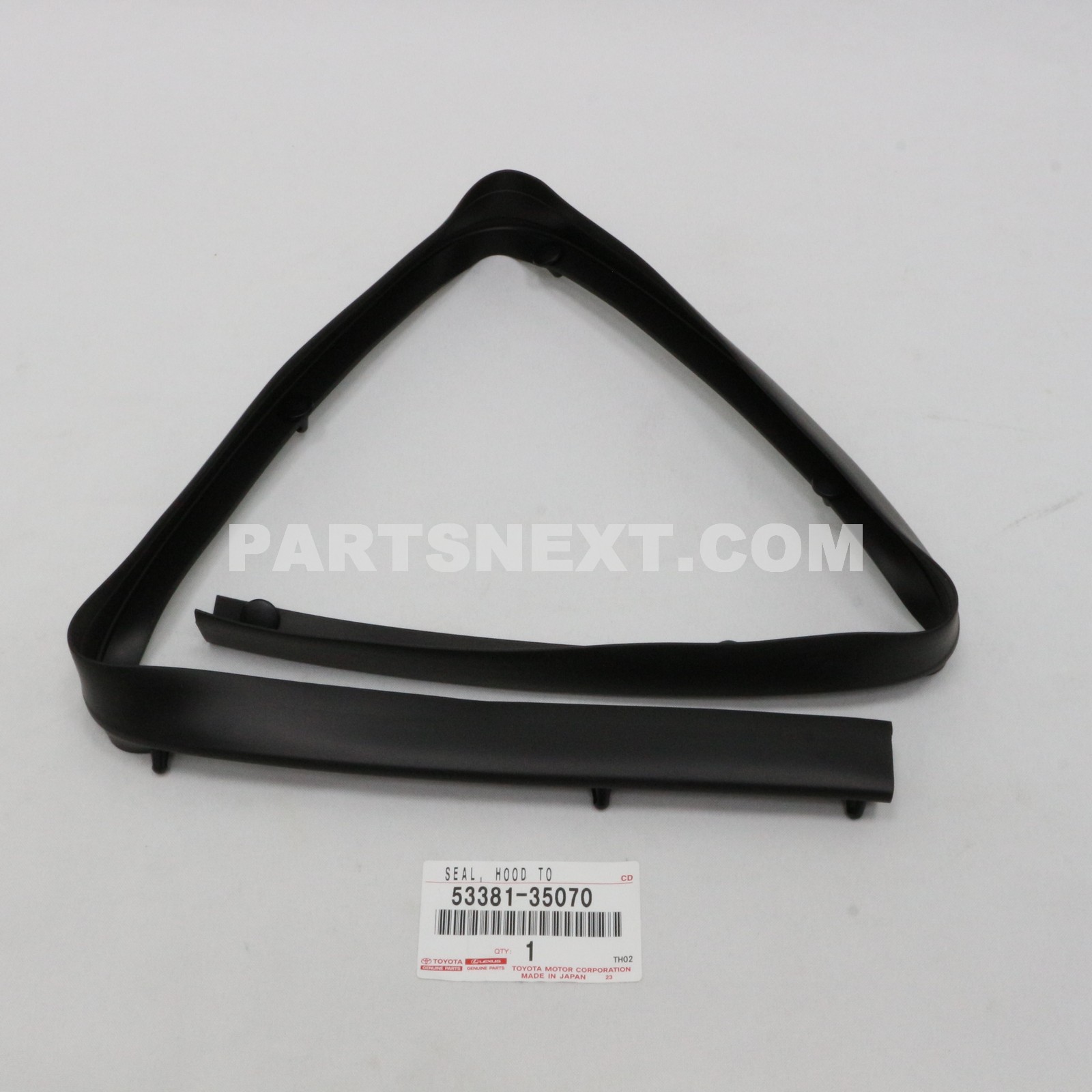 Toyota :: 53381-35070 SEAL, HOOD TO RADIATOR SUPPORT