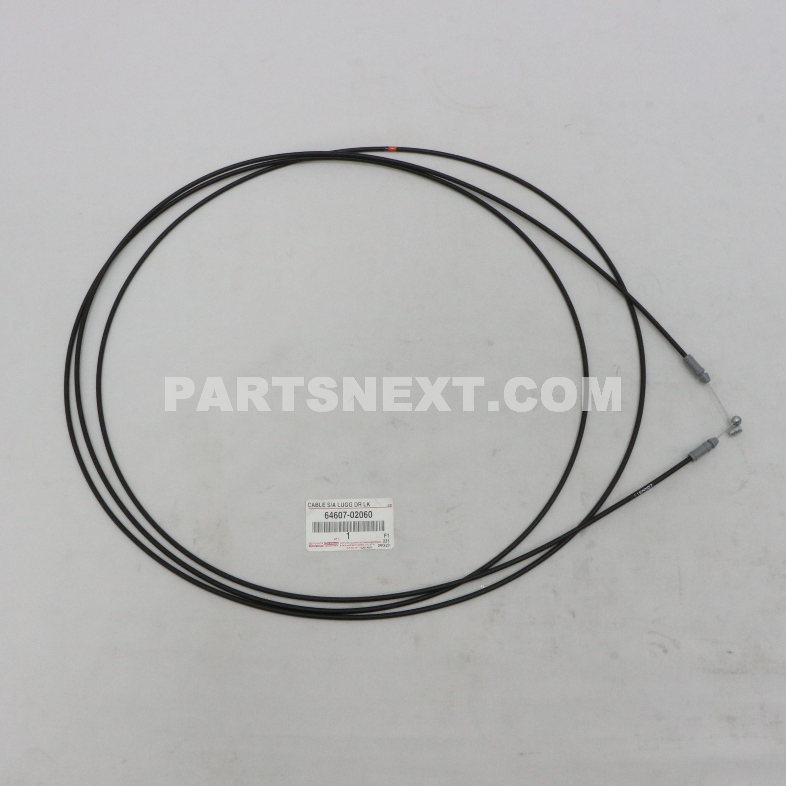 Toyota :: 64607-02060 CABLE SUB-ASSY, LUGGAGE DOOR LOCK CONTROL