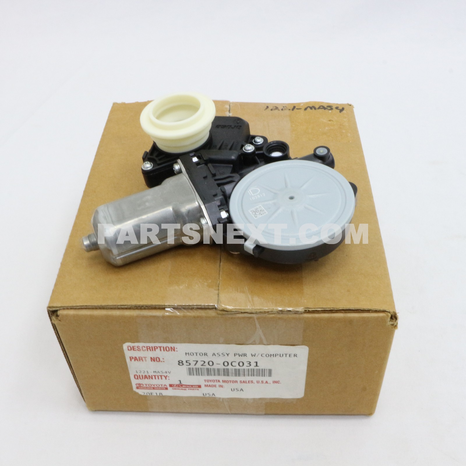 Toyota :: 85720-0C031 MOTOR ASSY, POWER WINDOW REGULATOR, FRONT LH