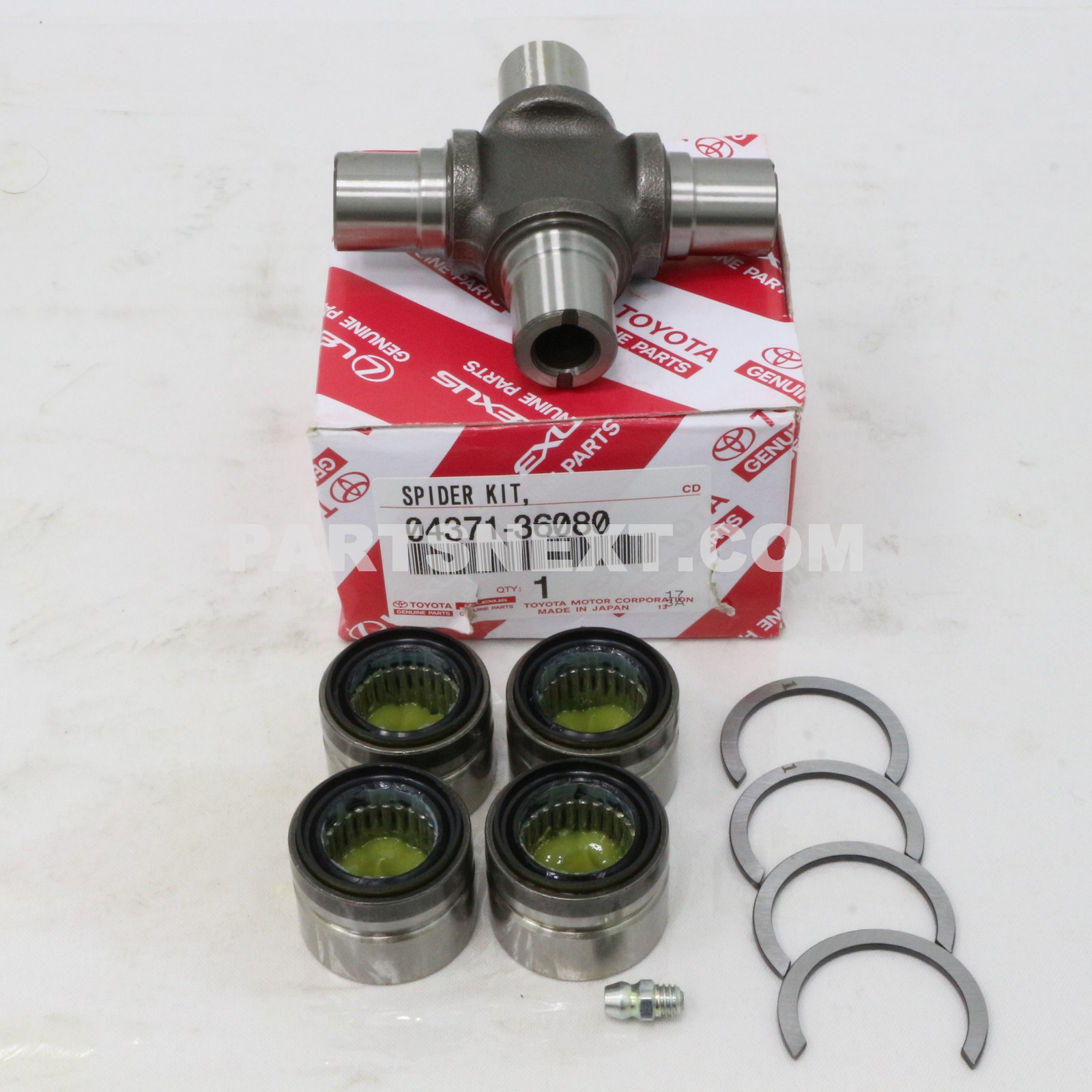 Toyota :: 04371-36080 SPIDER KIT, FRONT PROPELLER SHAFT UNIVERSAL JOINT