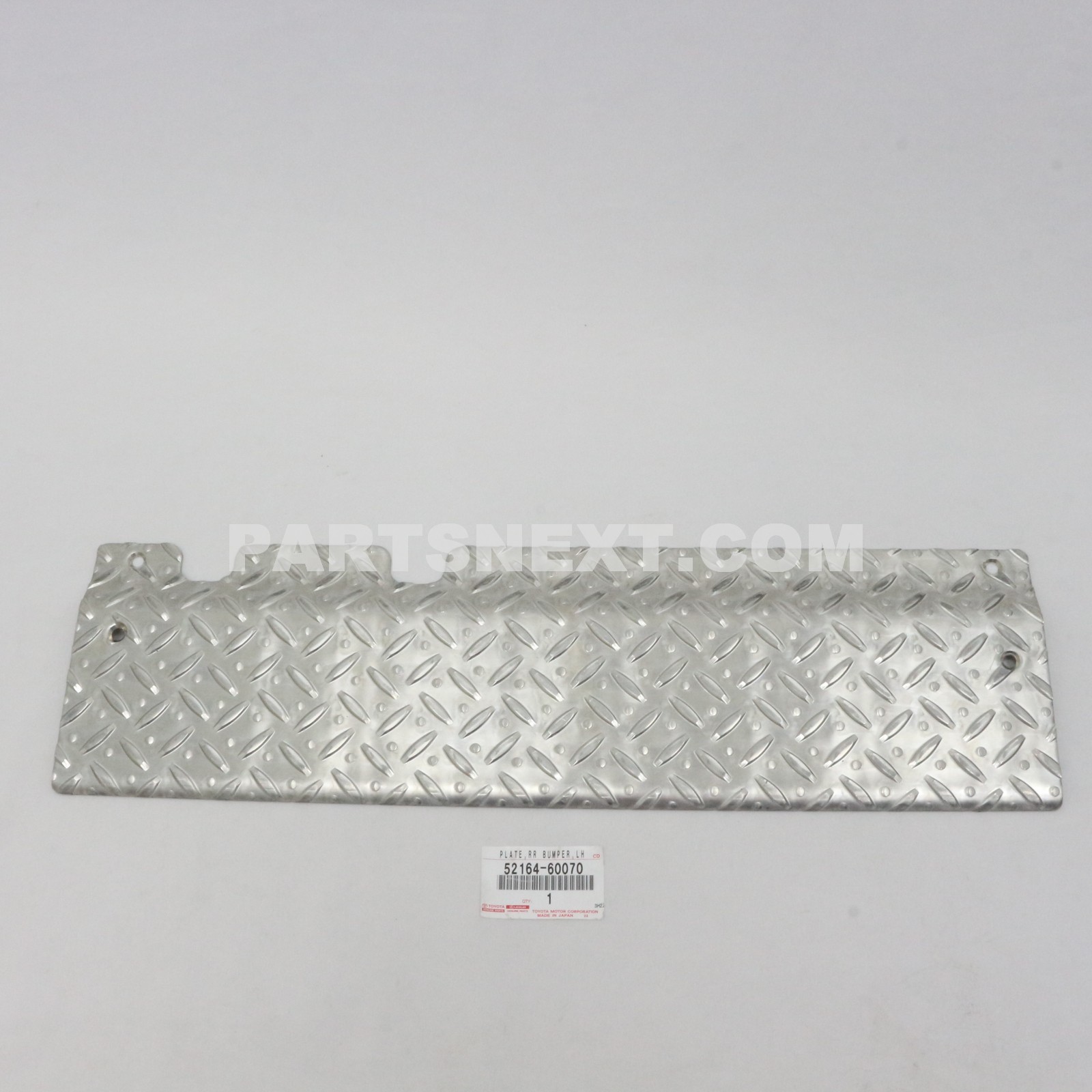 Toyota :: 52164-60070 PLATE, REAR BUMPER, LH