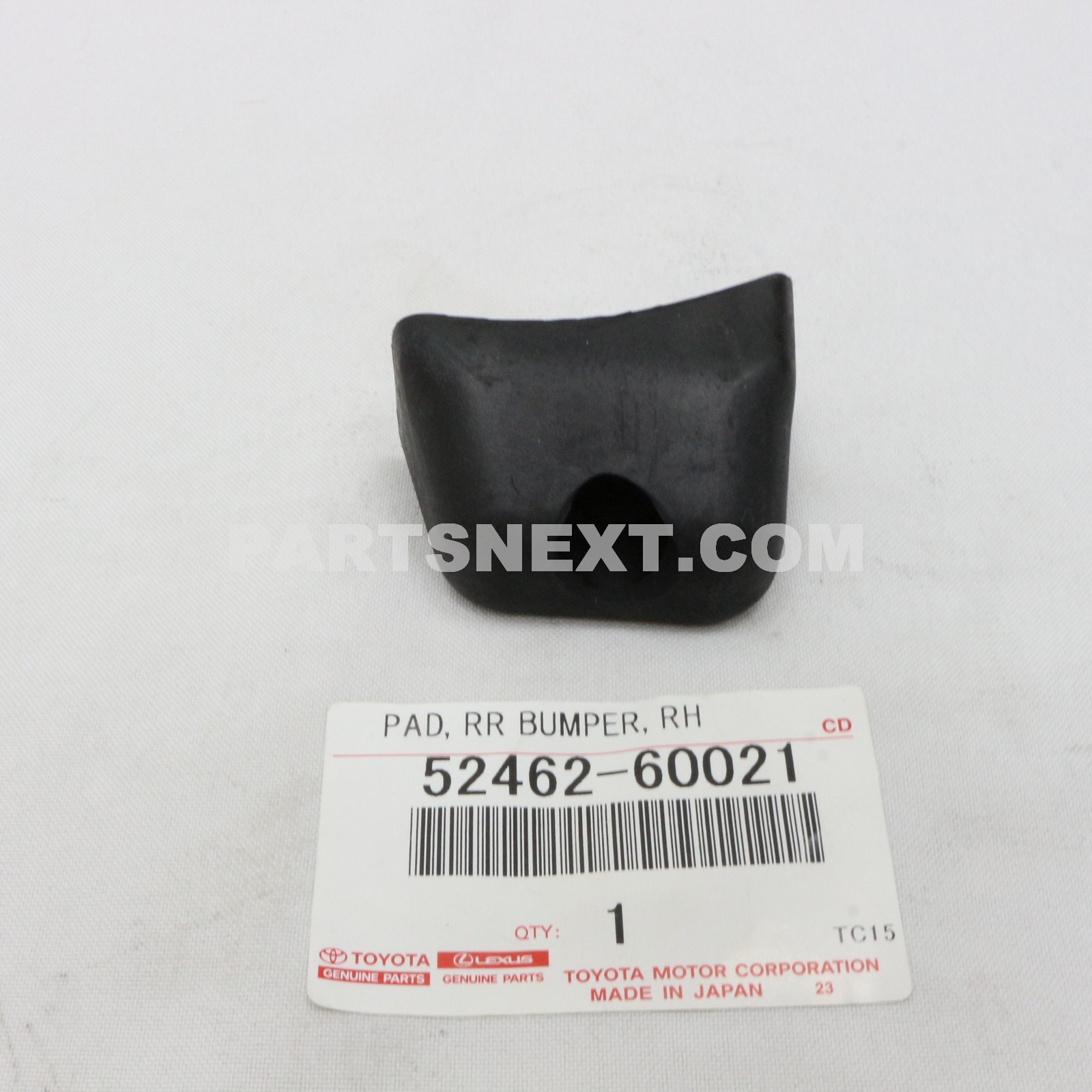 Toyota :: 52462-60021 PAD, REAR BUMPER, RH