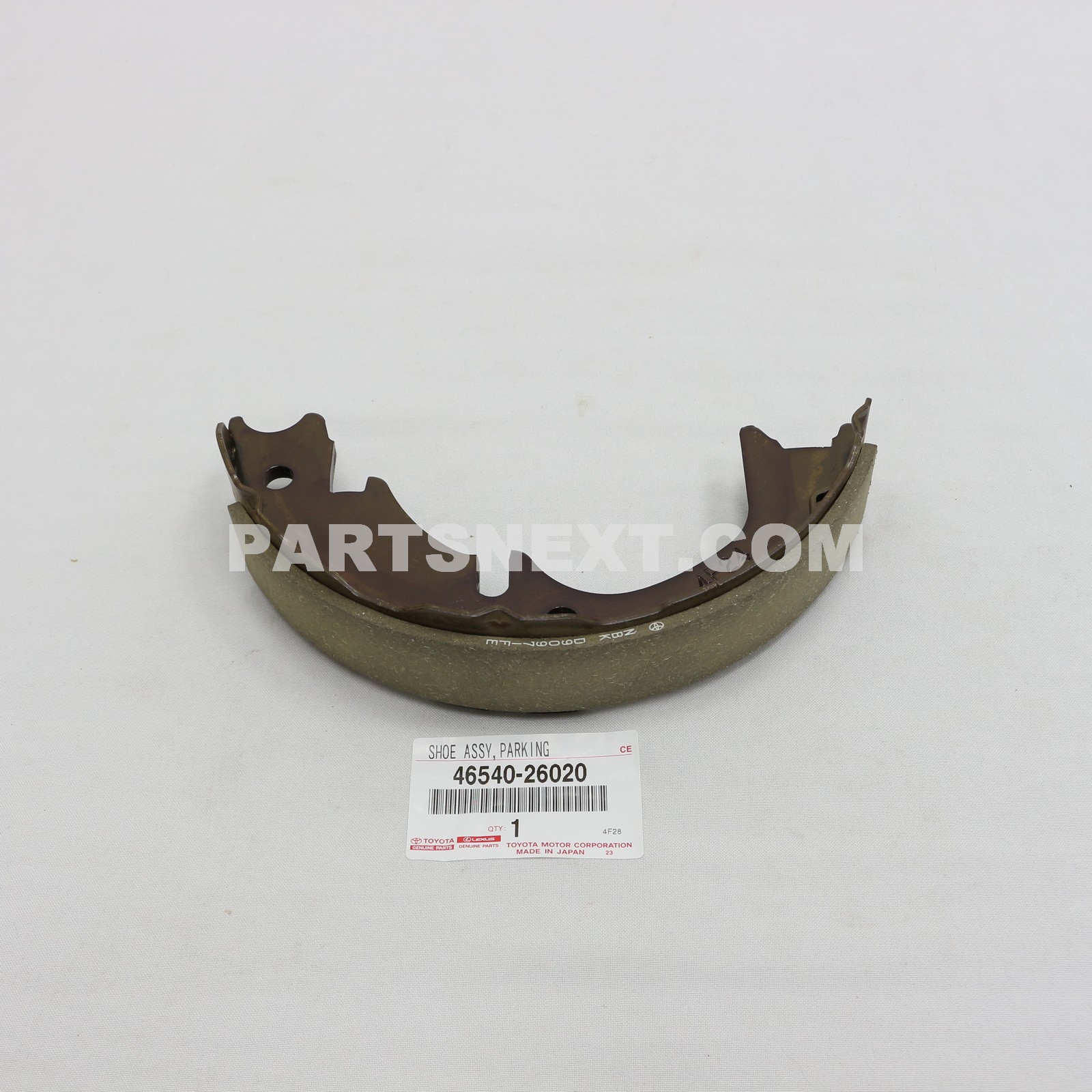 Toyota :: 46540-26020 SHOE ASSY PARKING