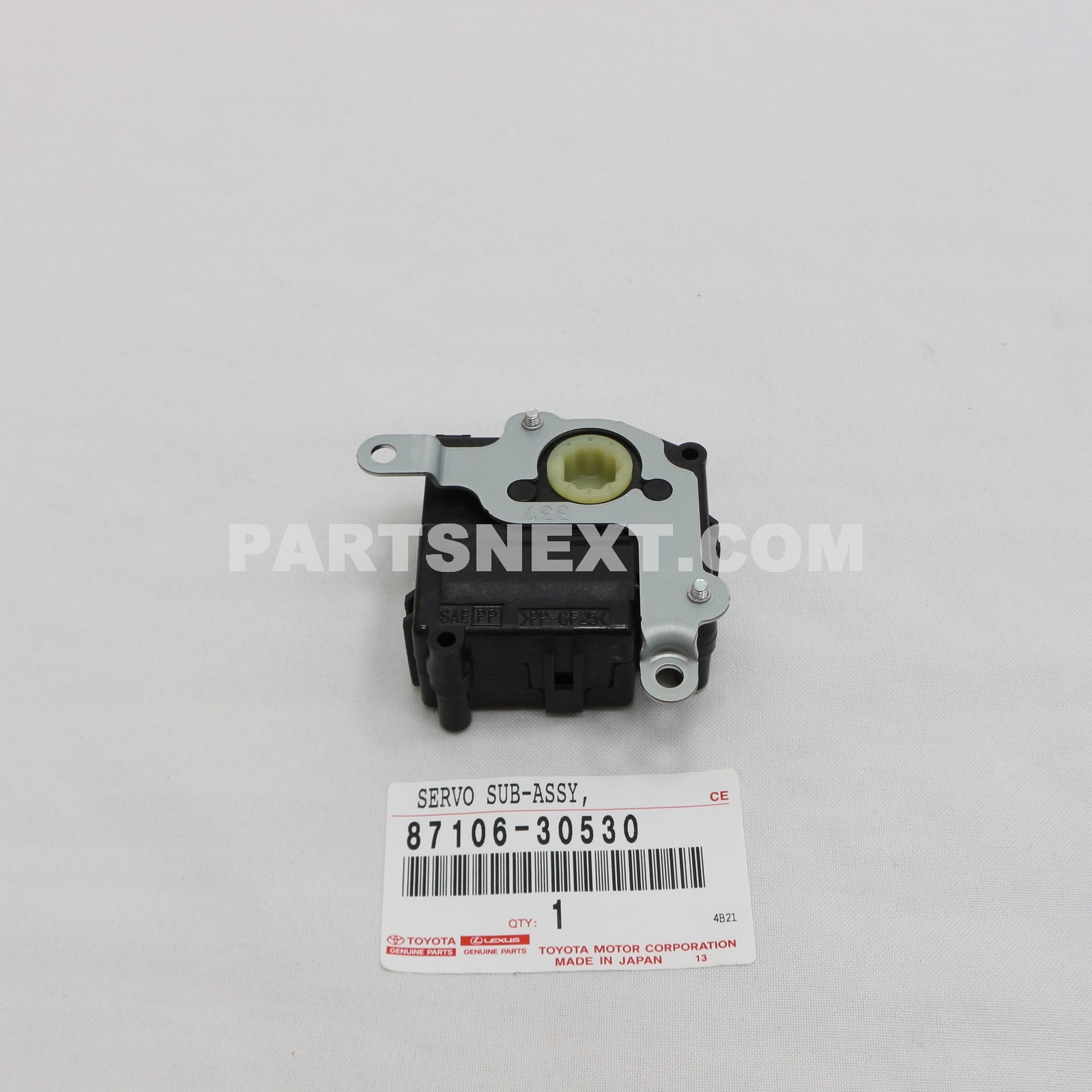 Toyota :: 87106-30530 DAMPER SERVO SUB-ASSY, AIR CONDITIONER RADIATOR, NO.2