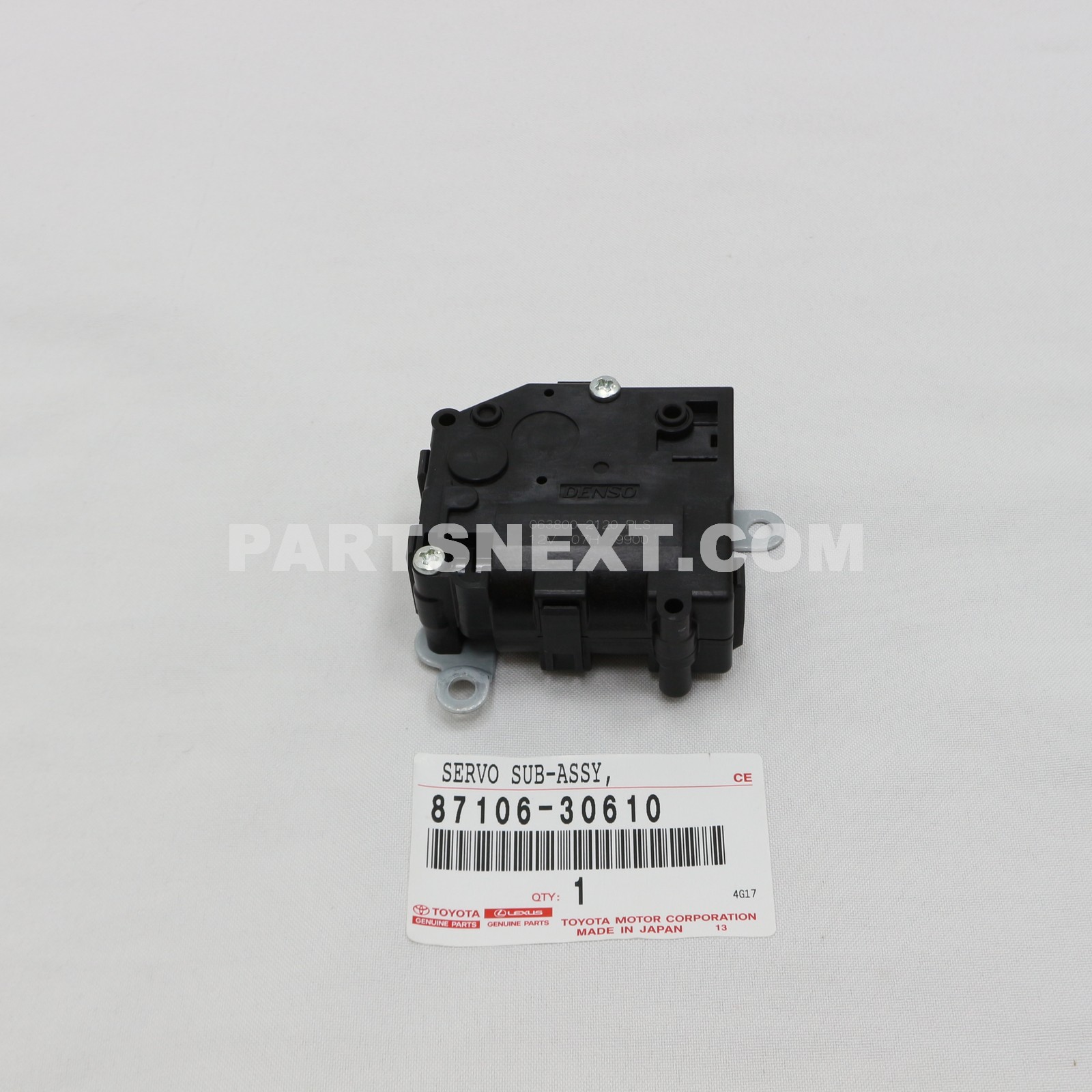 Toyota :: 87106-30610 DAMPER SERVO SUB-ASSY, AIR CONDITIONER RADIATOR, NO.2