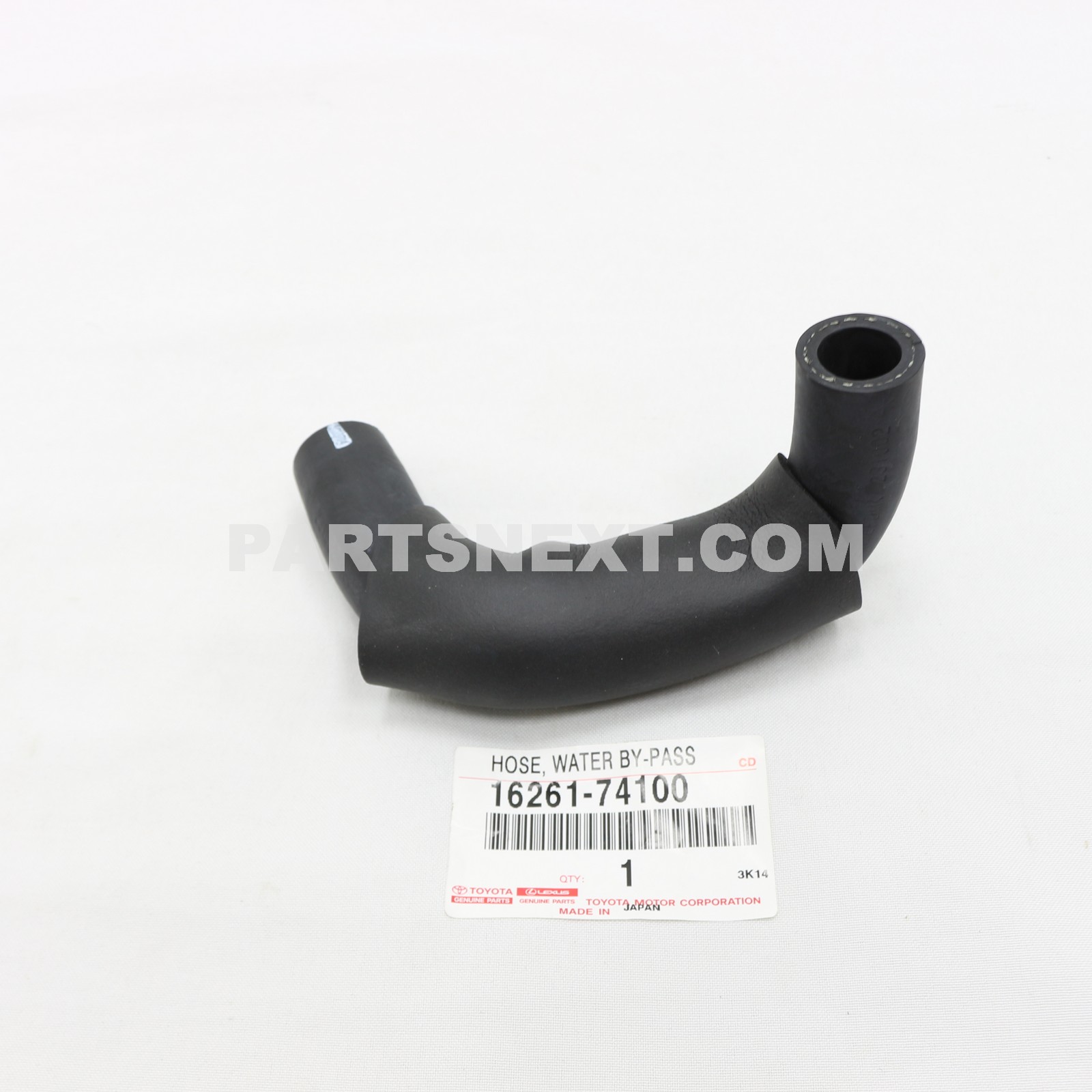 Toyota :: 16261-74100 HOSE, WATER BY-PASS