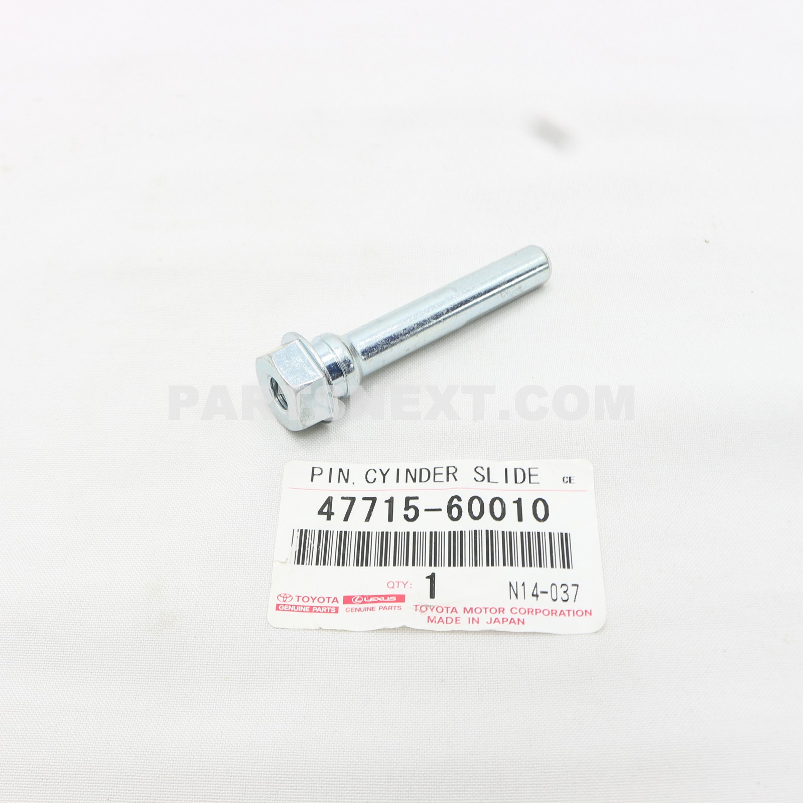 Toyota :: 47715-60010 PIN, CYLINDER SLIDE(FOR REAR DISC BRAKE)