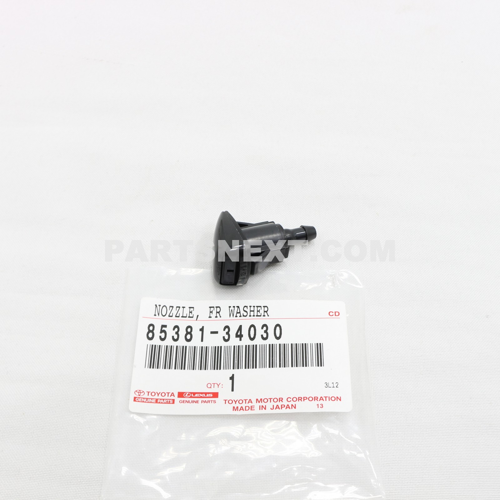 Toyota :: 85381-34030 NOZZLE SUB-ASSY, WASHER