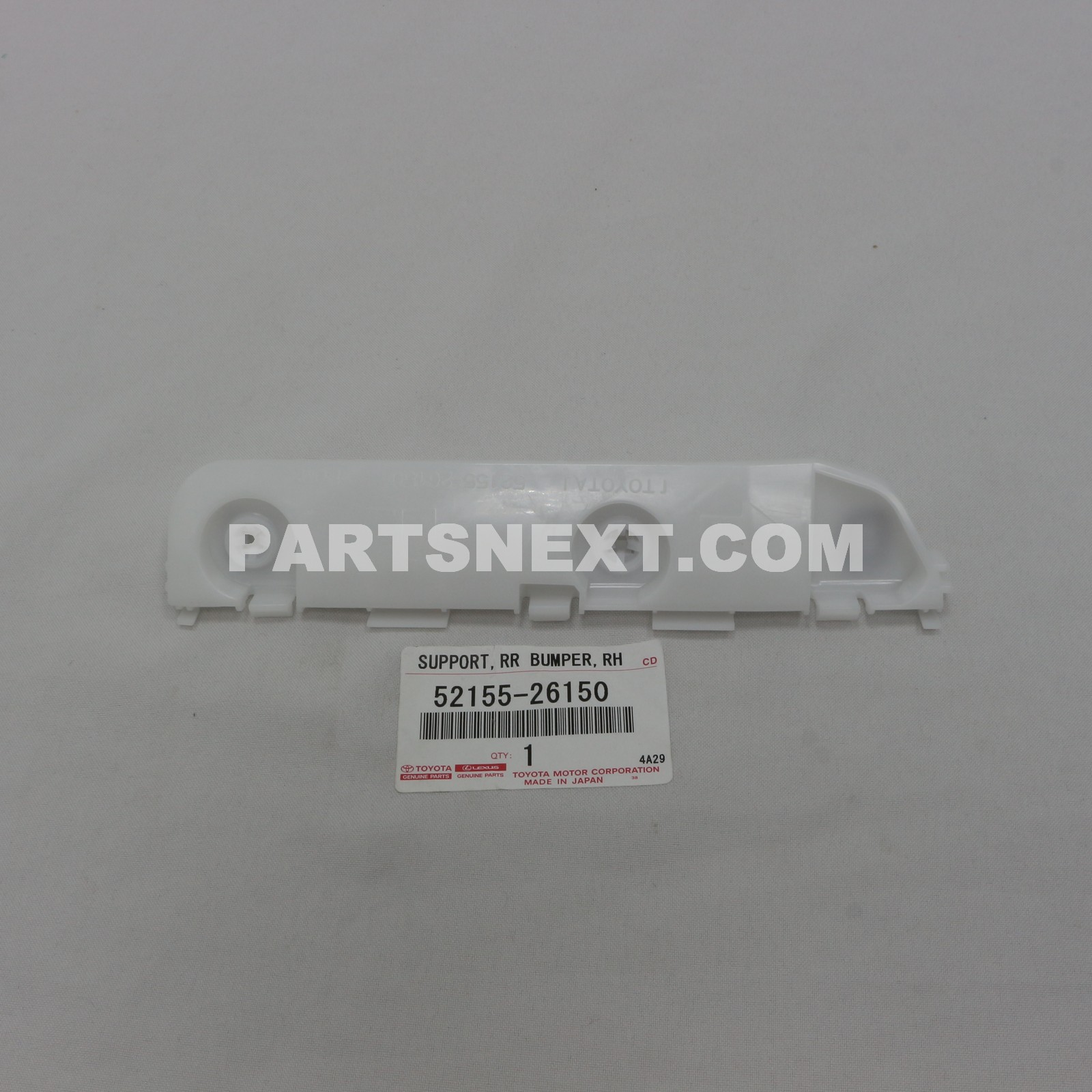 Toyota :: 52155-26150 SUPPORT, REAR BUMPER SIDE, RH