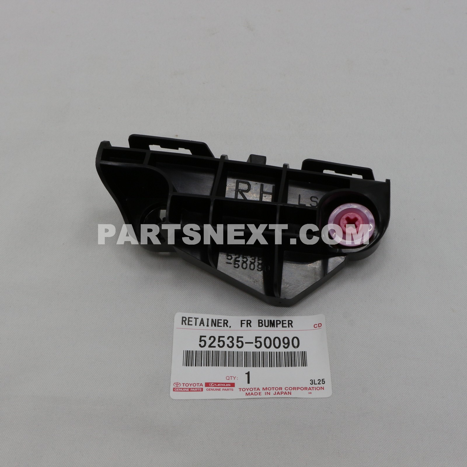 Toyota :: 52535-50090 RETAINER, FRONT BUMPER SIDE, RH