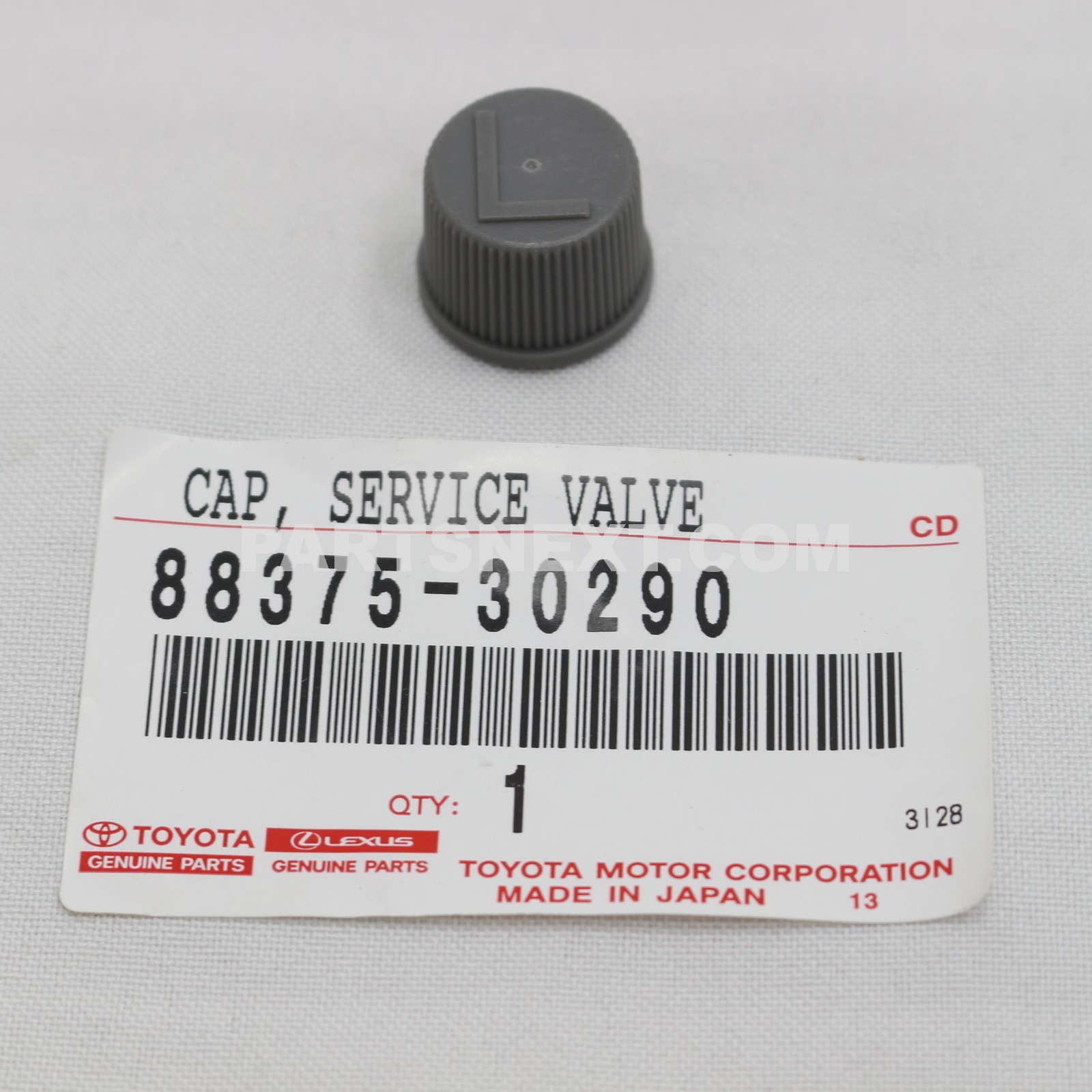 Toyota :: 88375-30290 CAP, SERVICE VALVE (FOR COOLER PIPE)