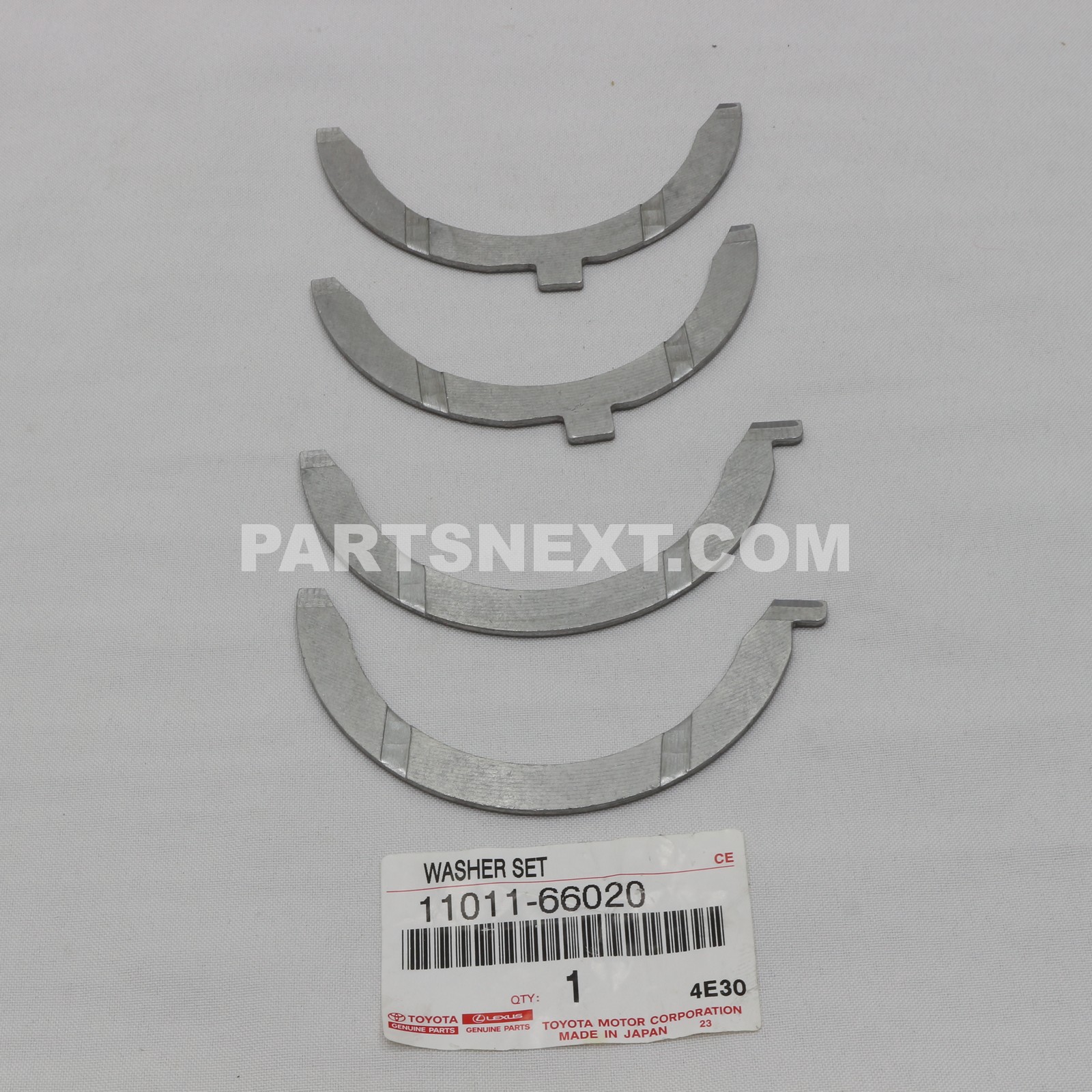 Toyota :: 11011-66020 WASHER SET, CRANKSHAFT THRUST