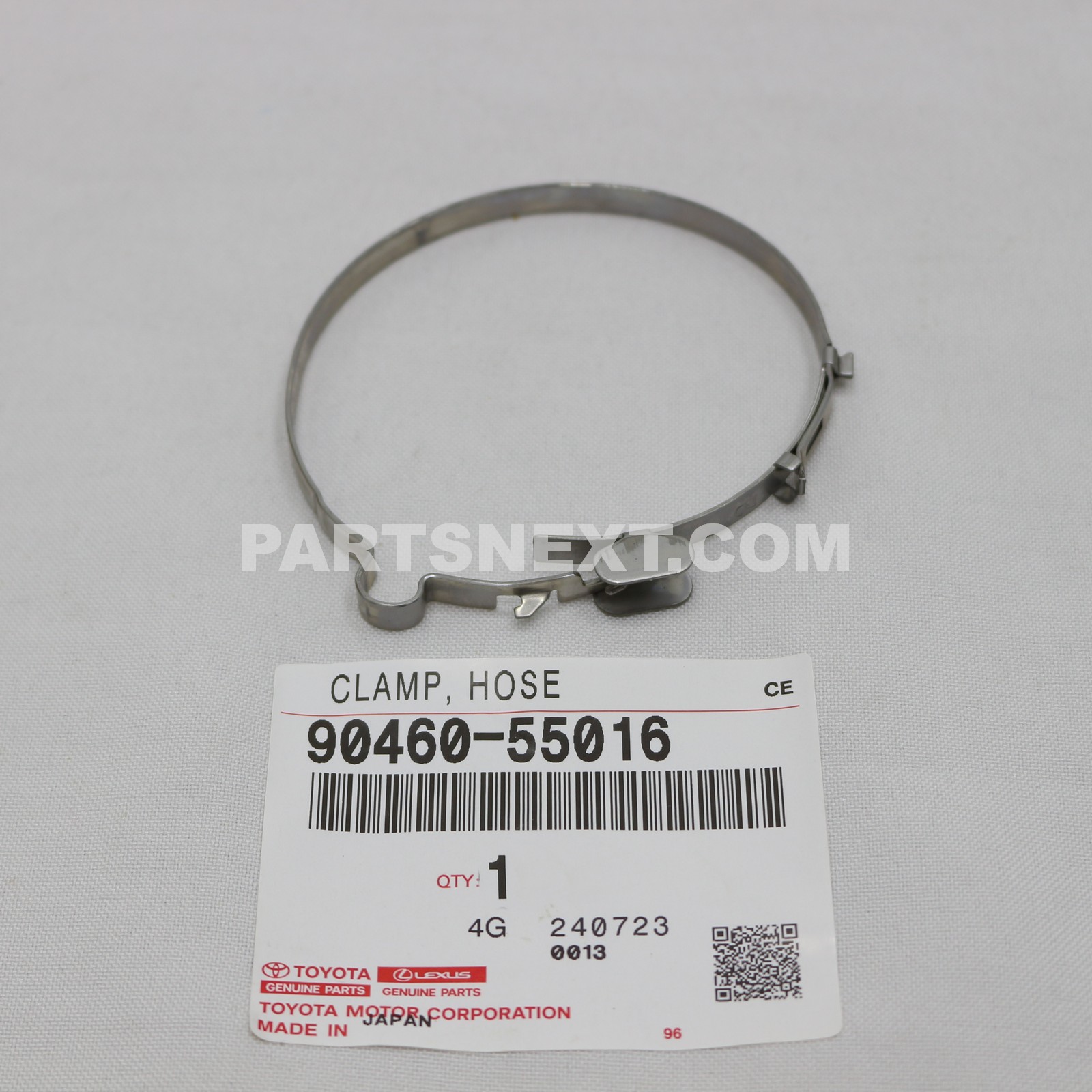 Toyota :: 90460-55016 CLAMP(FOR POWER STEERING RACK BOOT)