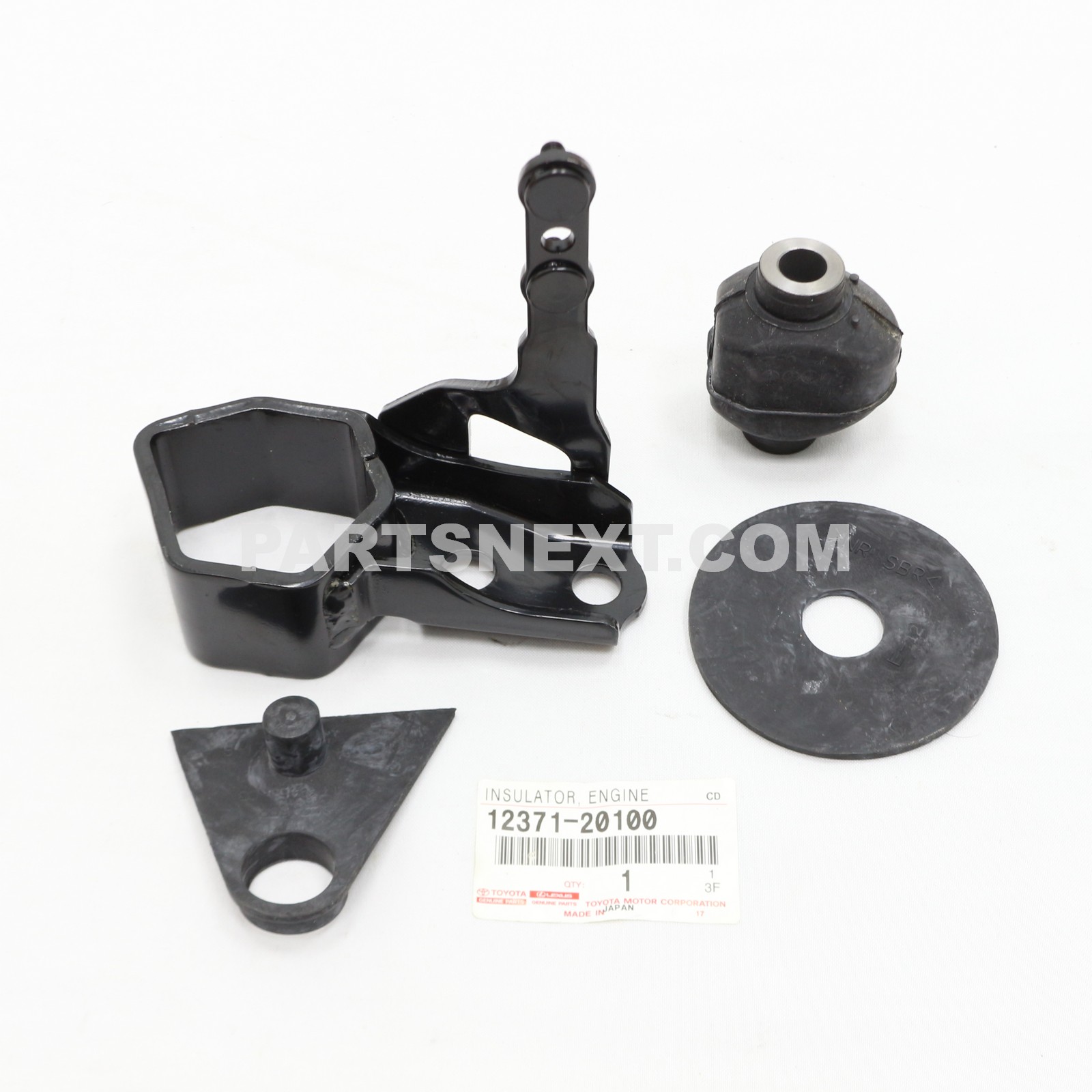 Toyota :: 12371-20100 INSULATOR, ENGINE MOUNTING, REAR