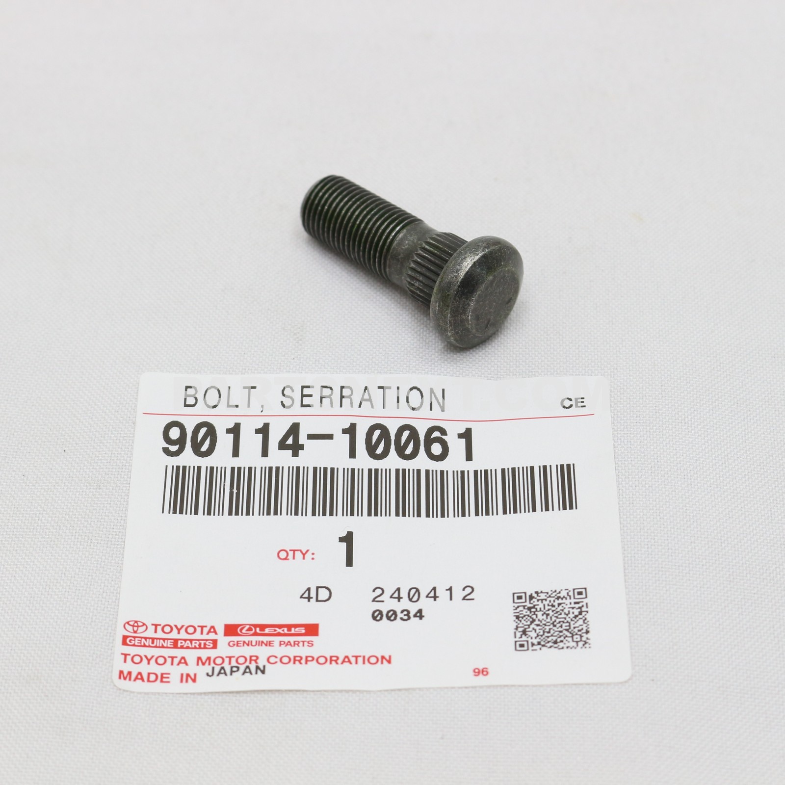 Toyota :: 90114-10061 BOLT (FOR TRANSFER OUTPUT SHAFT COMPANION FLANGE)