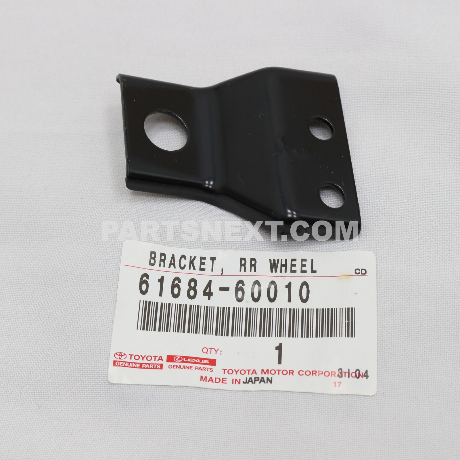 Toyota :: 61684-60010 BRACKET, REAR WHEEL OPENING, NO.1 LH