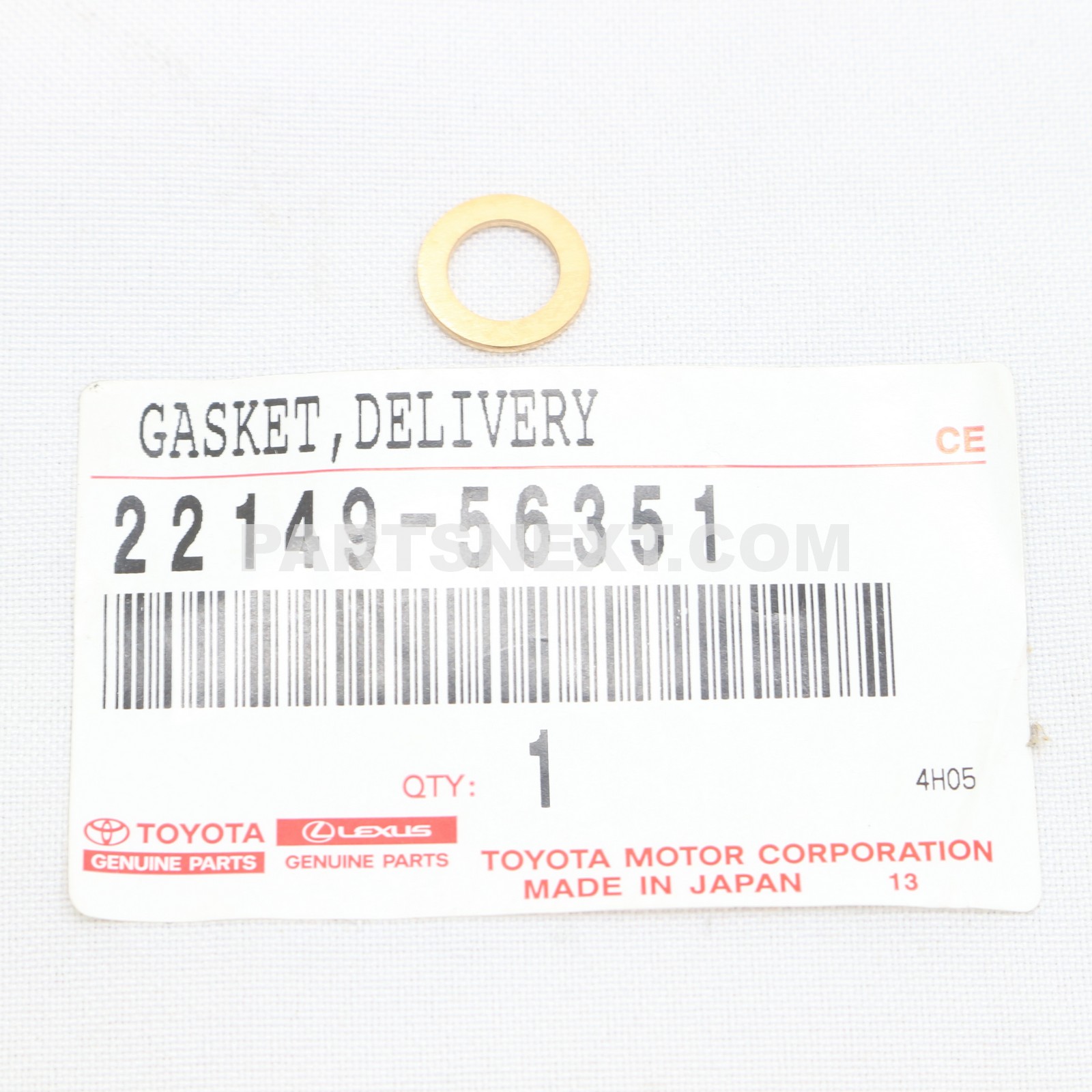 Toyota :: 22149-56351 GASKET, DELIVERY VALVE