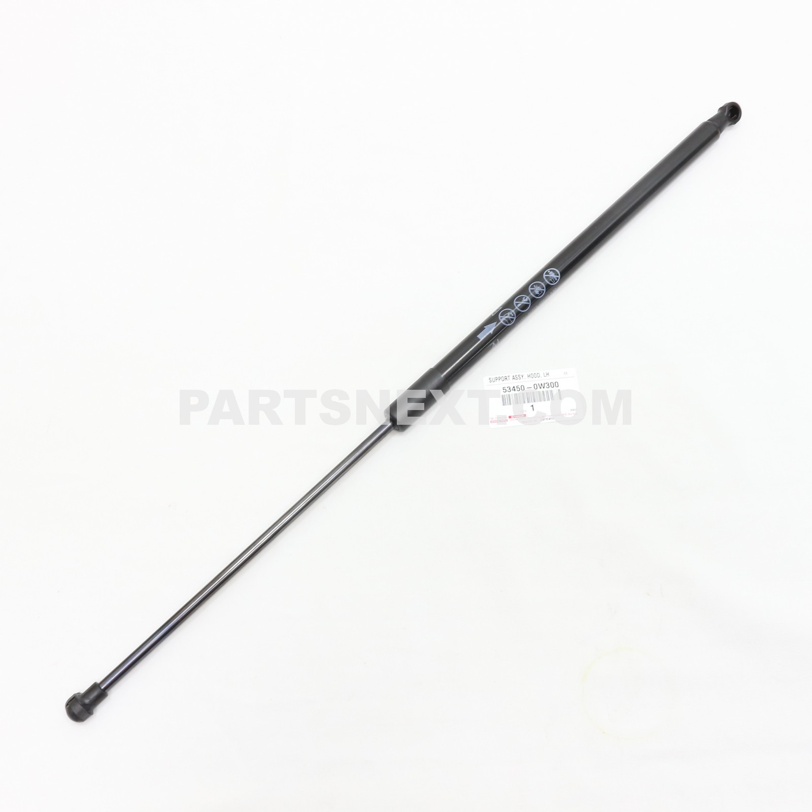 Toyota :: 53450-0W300 SUPPORT ASSY HOOD