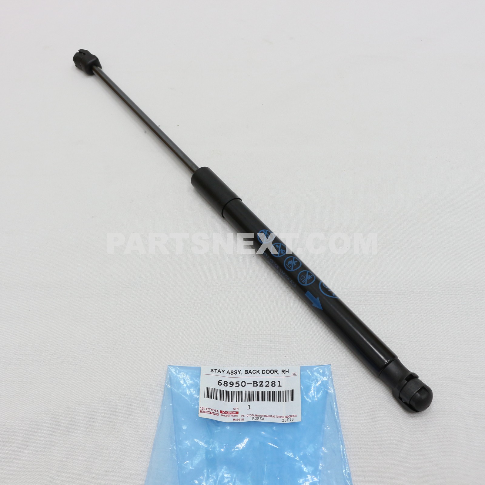 Toyota :: 68950-BZ281 STAY ASSY BACK DOOR RH