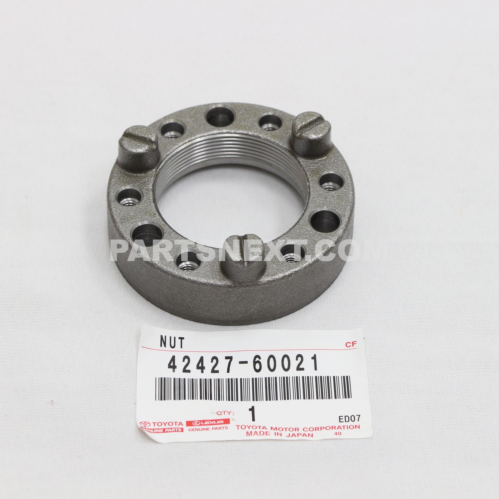 Toyota :: 42427-60021 NUT, REAR AXLE BEARING LOCK