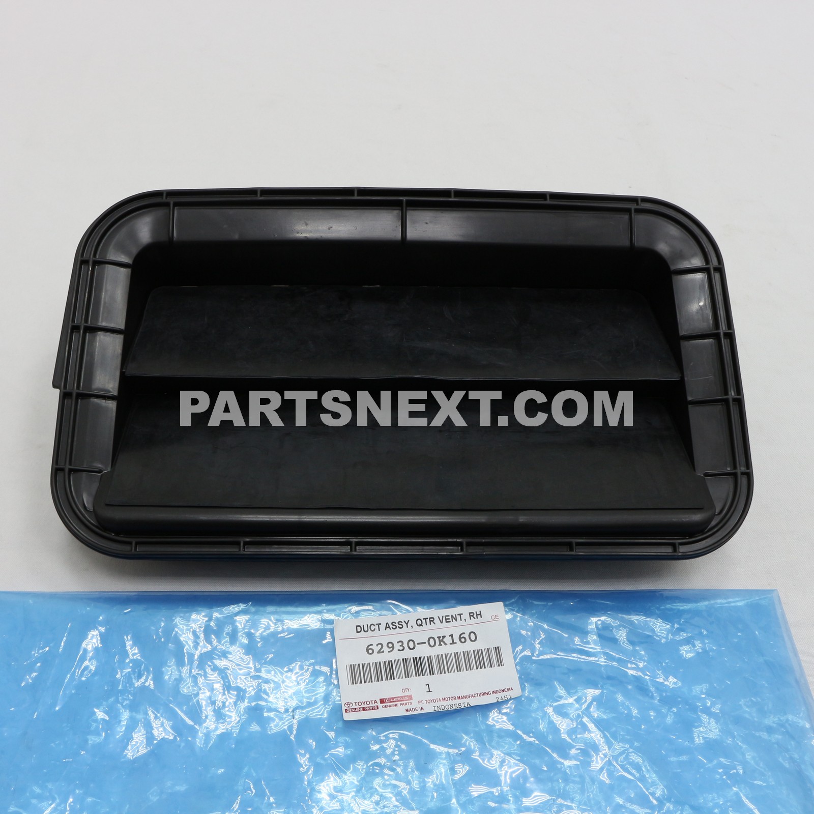 Toyota :: 62930-0K160 DUCT ASSY, QUARTER