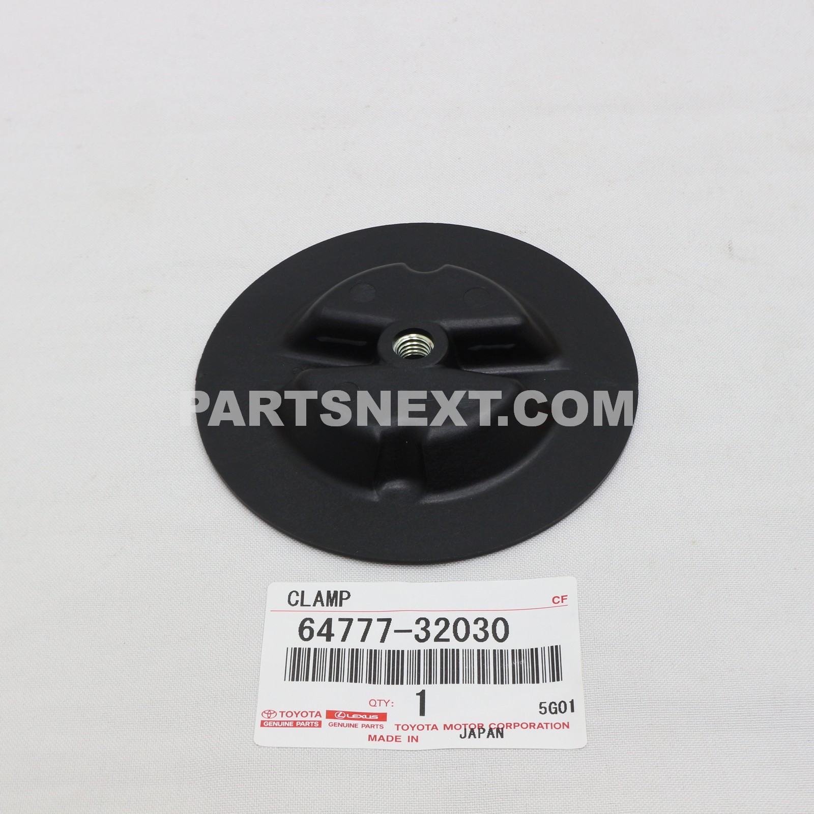 Toyota :: 64777-32030 CLAMP, SPARE WHEEL COVER