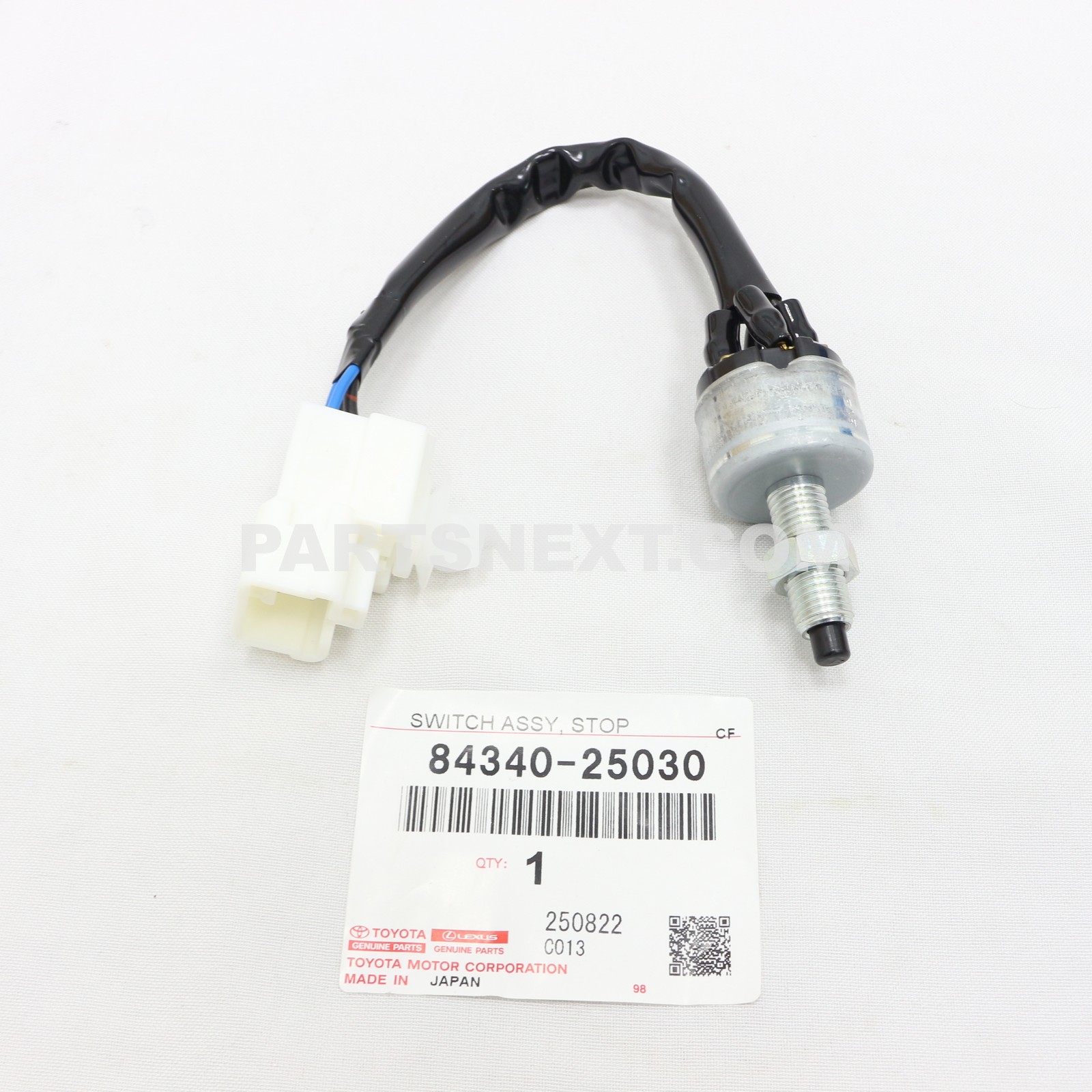 Toyota :: 84340-25030 SWITCH ASSY, STOP LAMP