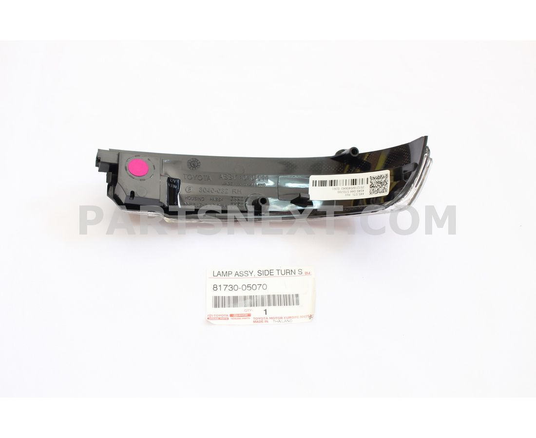 Toyota :: 81730-05070 LAMP ASSY, SIDE TURN SIGNAL, RH