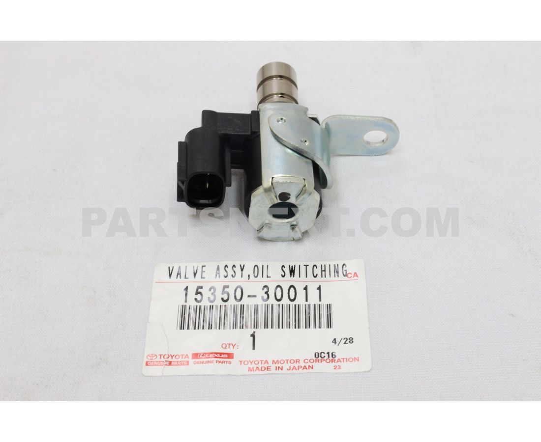 Toyota :: 15350-30011 VALVE ASSY, OIL PRESSURE SWITCHING